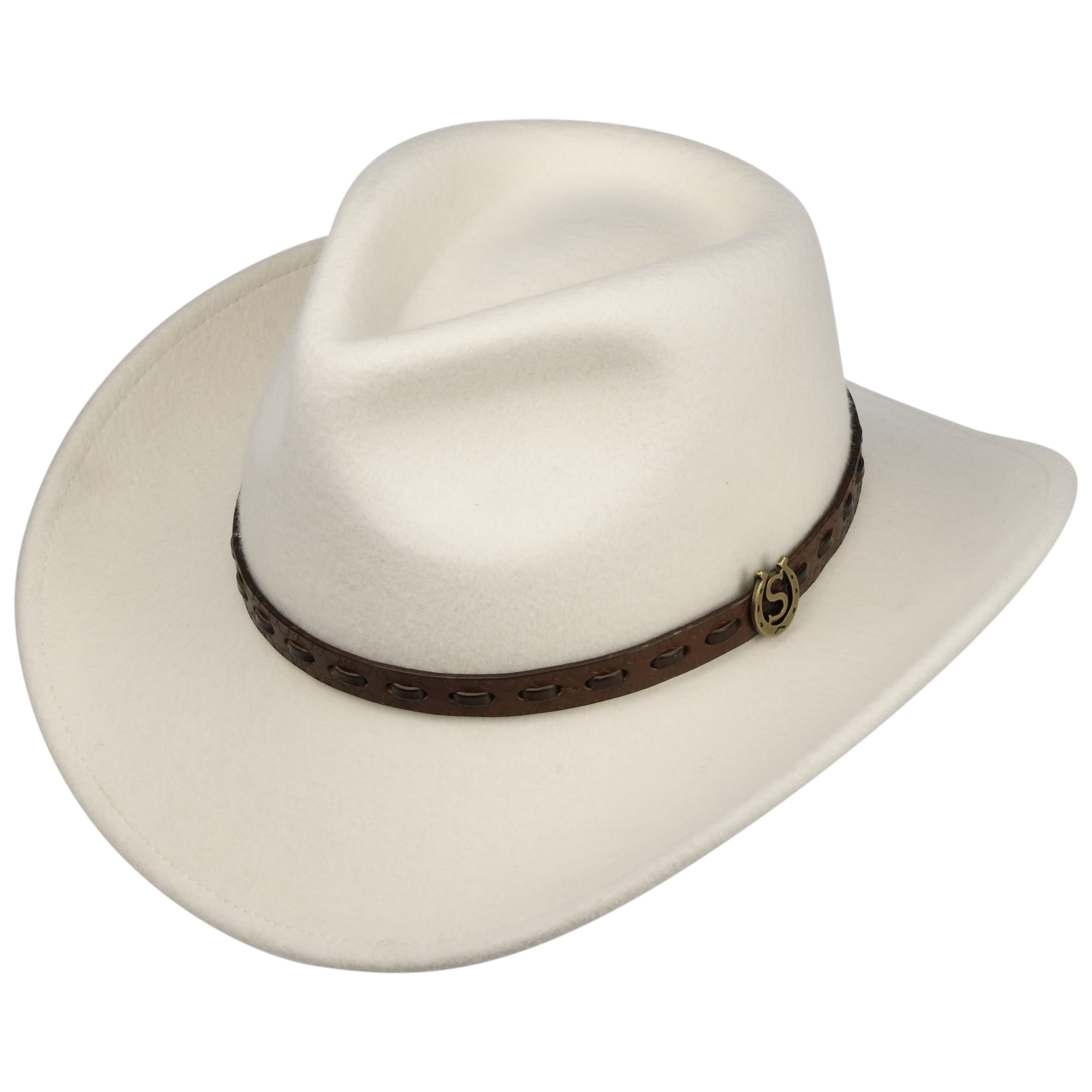 Horseshoe Pin Western Wool Hat by Stetson - 169,00