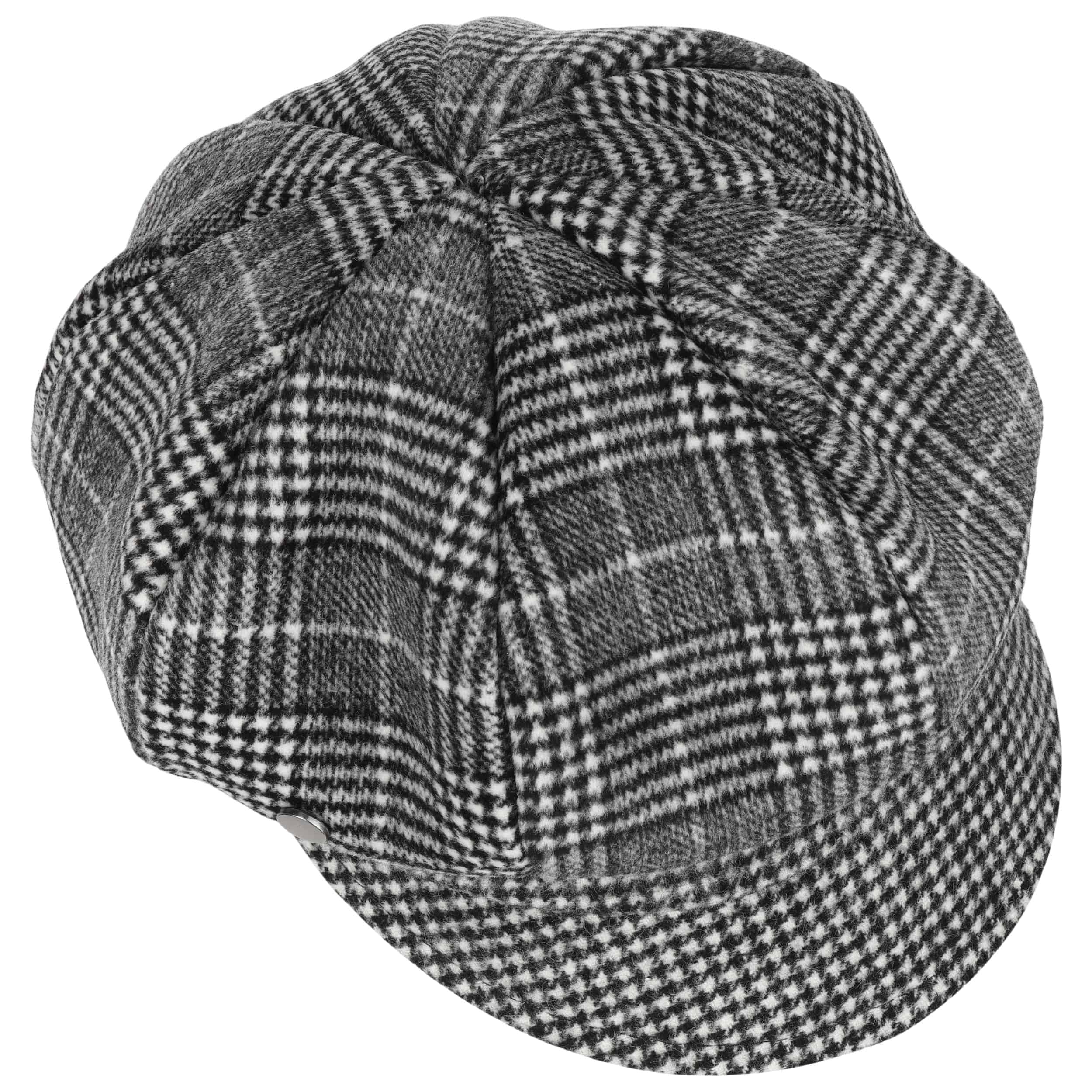 Houndstooth Check Newsboy Cap by Lierys - 62,95