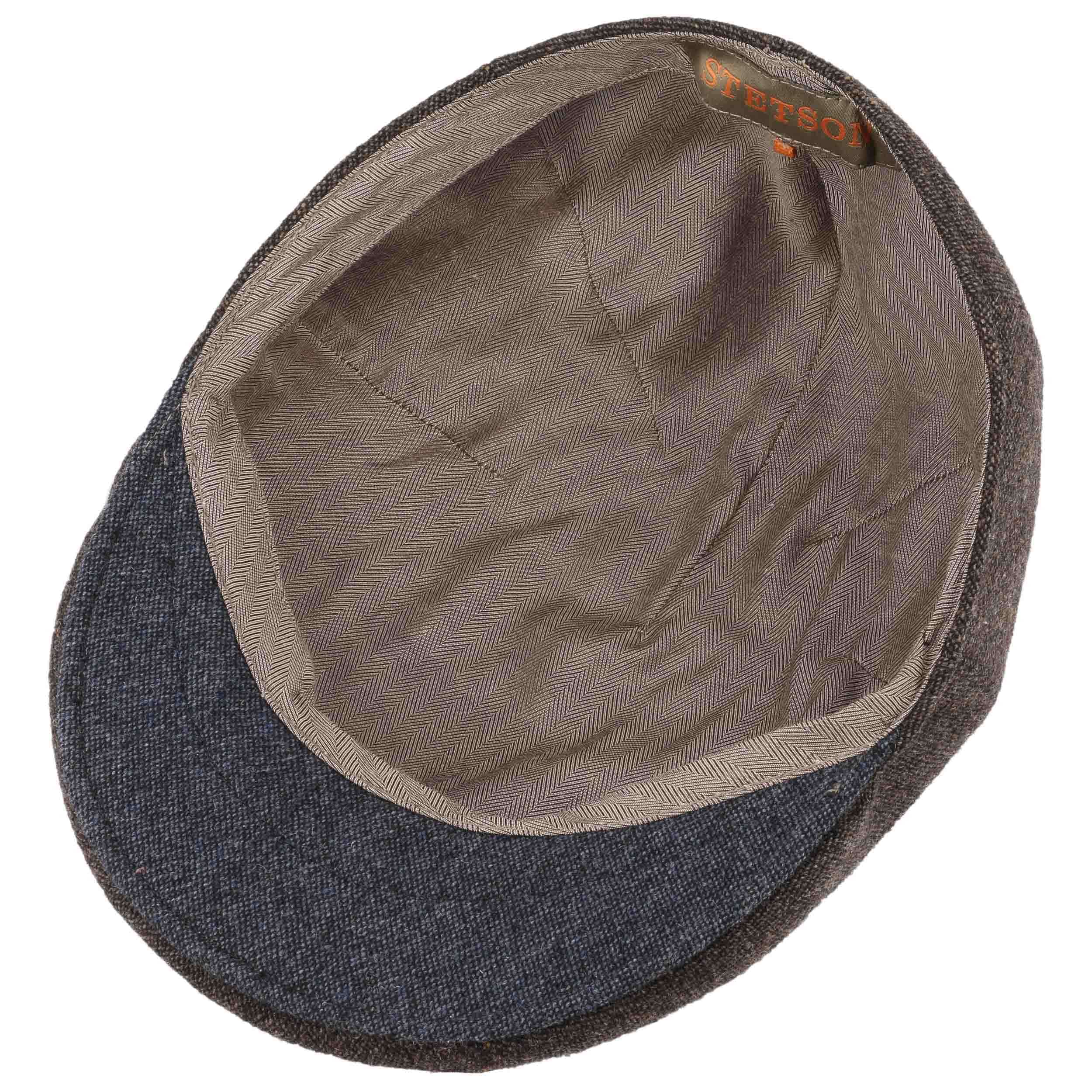 Ivy Wool Flat Cap With Cashmere by Stetson - 69,00