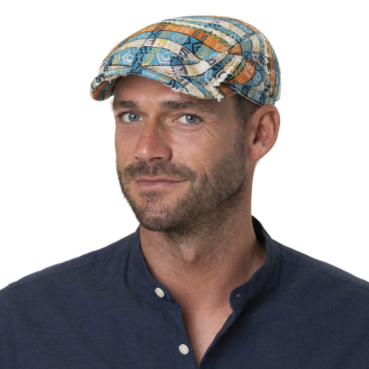 Jacquard Driver Flat Cap by Stetson - 61,95