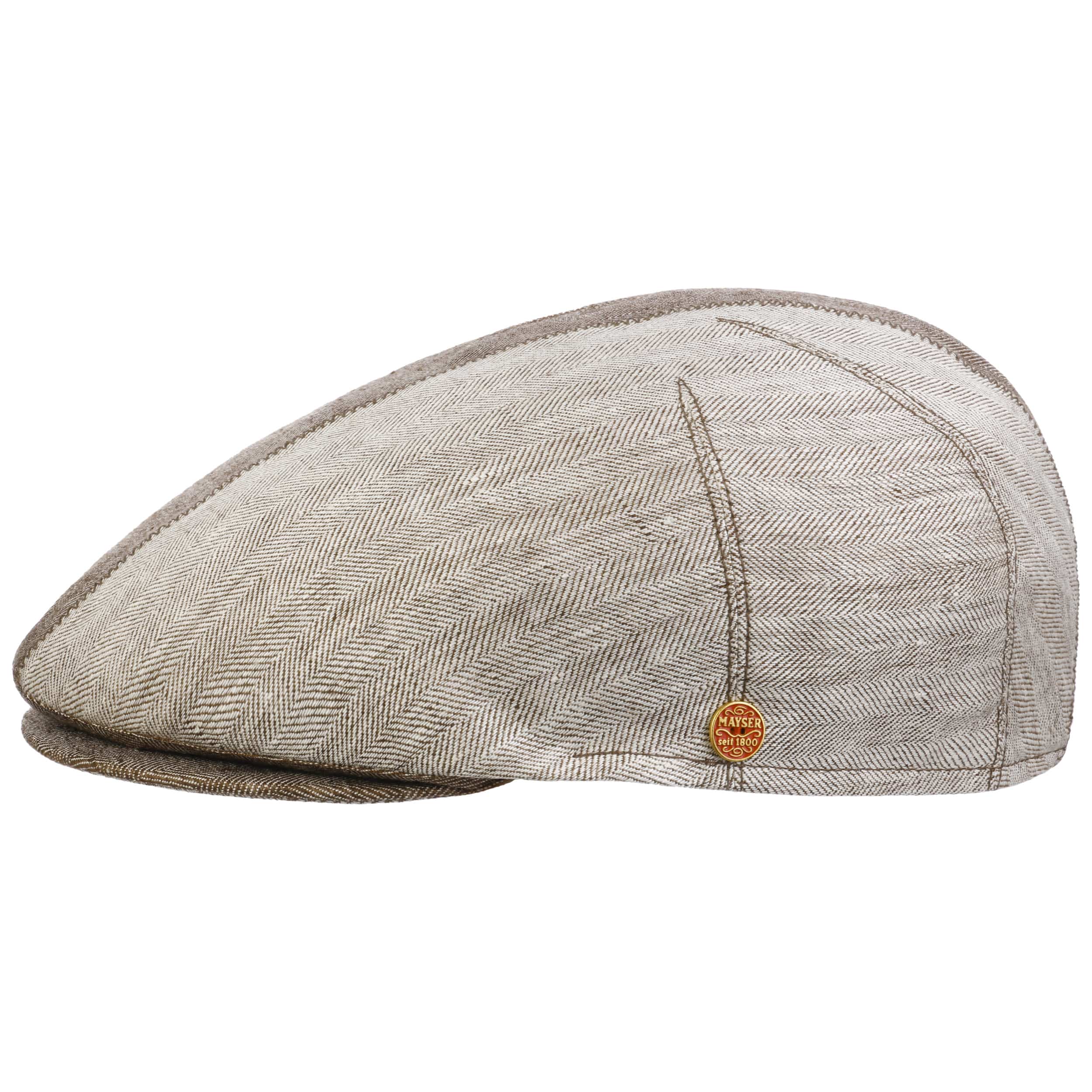 Jasper Twotone Linen Flat Cap by Mayser --> Shop Hats, Beanies & Caps ...