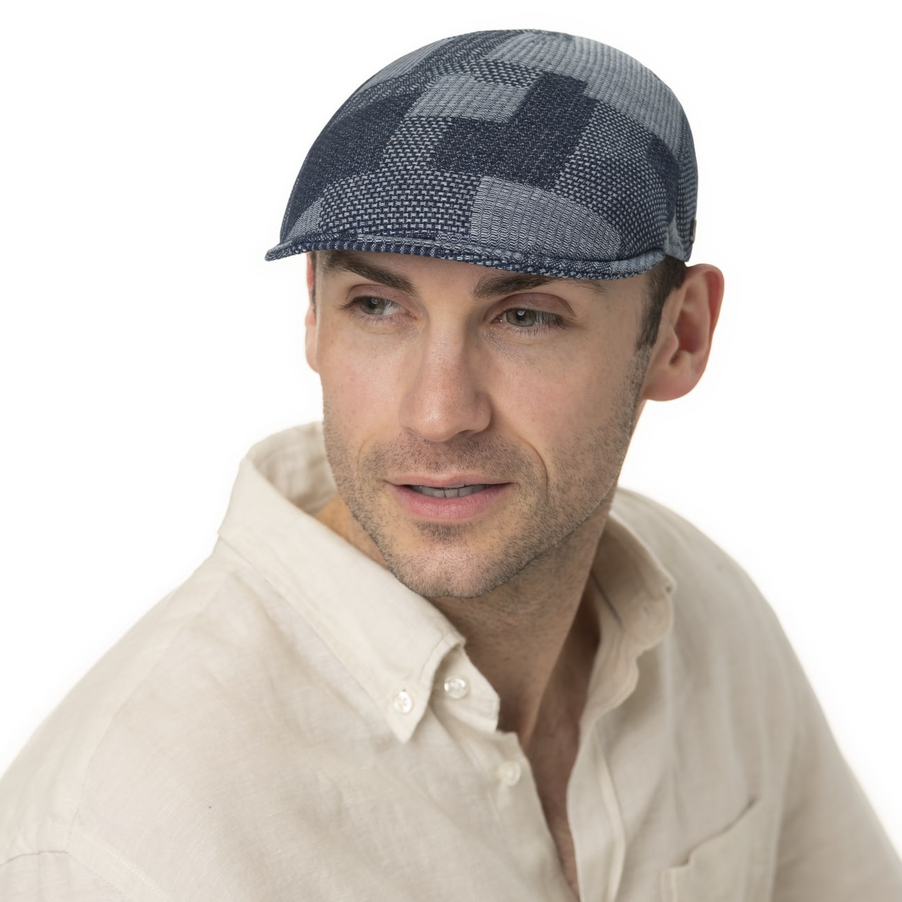 Jeans Denim Patchwork Flat Cap by Lierys - 103,95