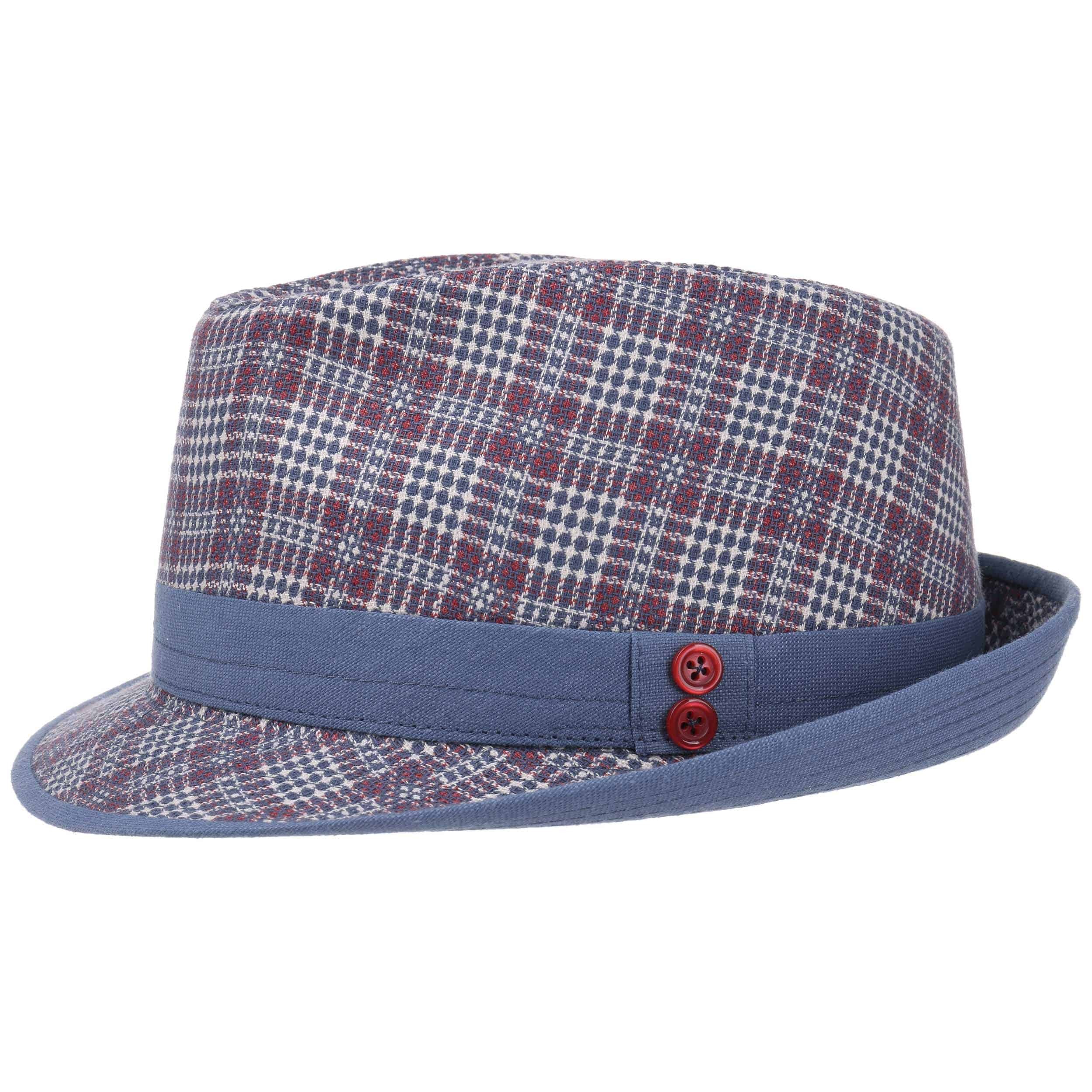 Jeffers Check Trilby Cloth Hat by Lierys - 65,95