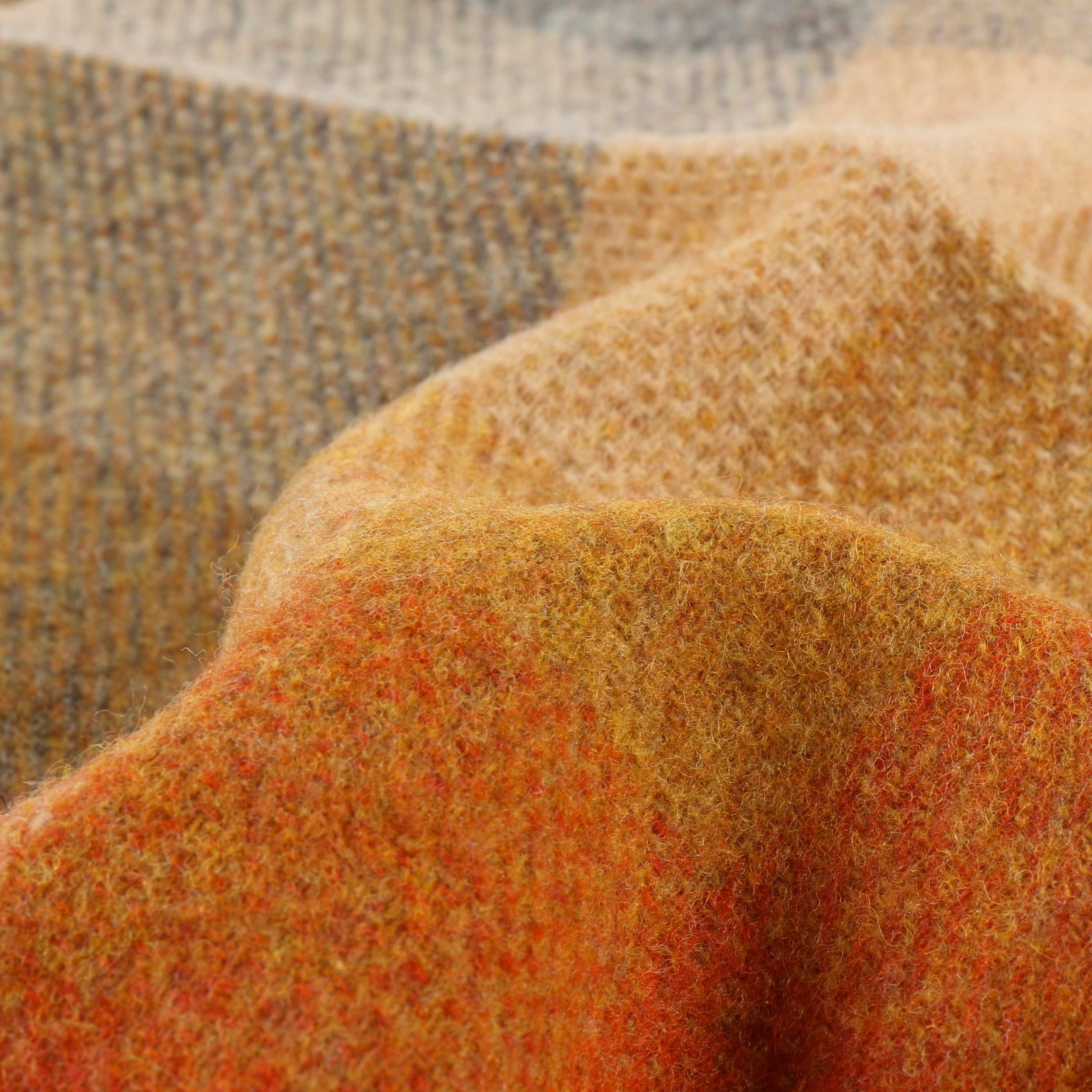 John Hanley Colour Check Wool Scarf by Lierys --> Shop Hats, Beanies ...