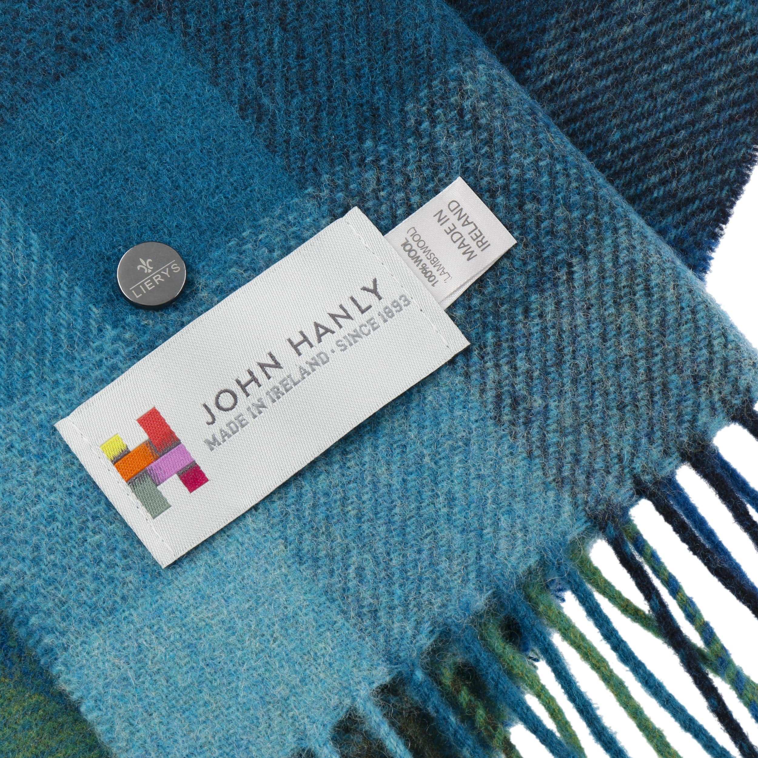 John Hanly Wool Check Scarf by Lierys - 72,95