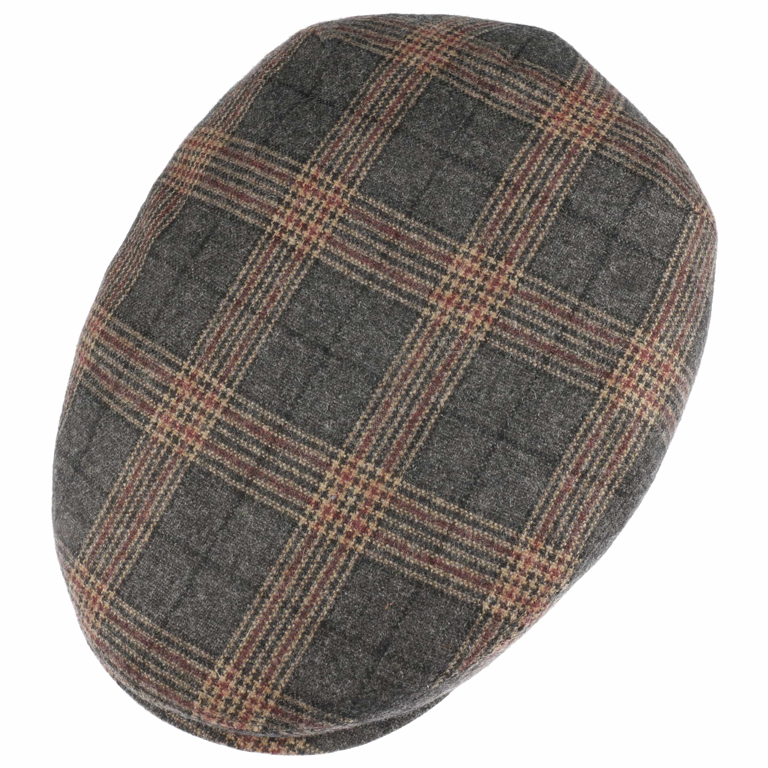 Kent Check Flat Cap with Ear Flaps by Stetson - 69,00