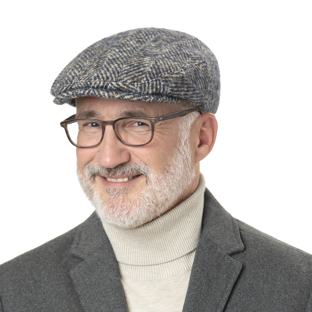 Kent Classic Herringbone Flat Cap by Stetson - 82,95