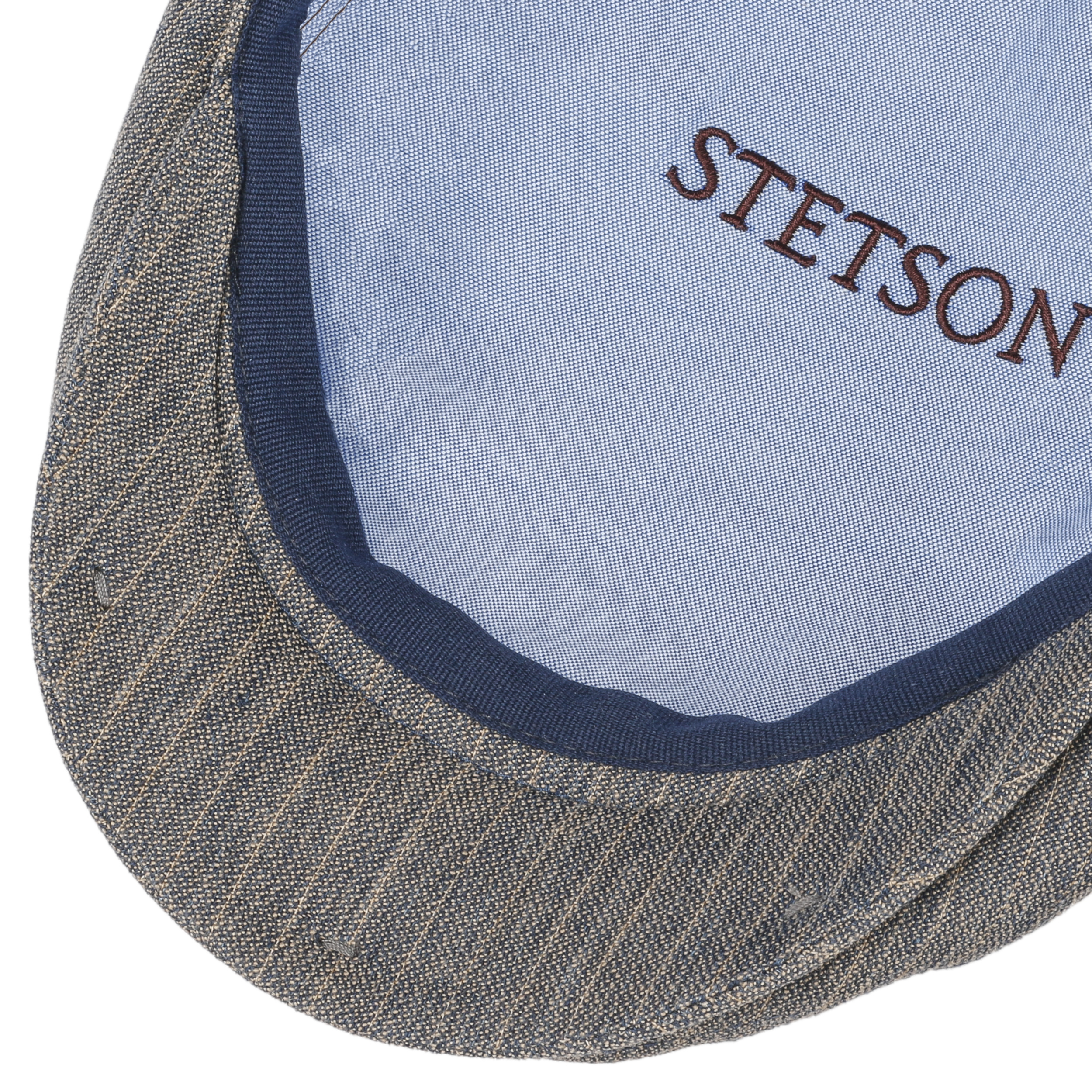 Kent Colin Stripes Flat Cap by Stetson - 61,95