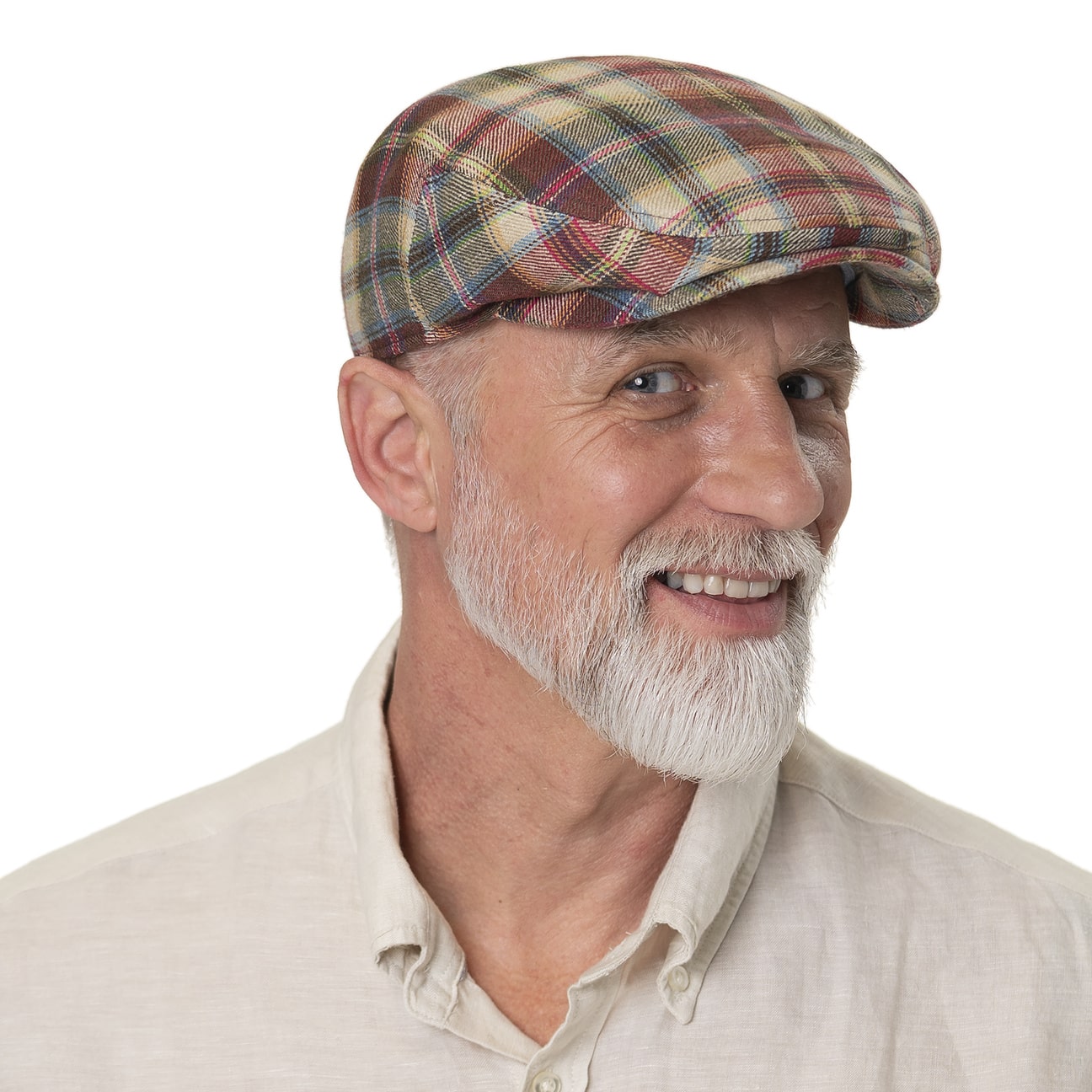 Kent Colverton Check Flat Cap by Stetson - 93,45