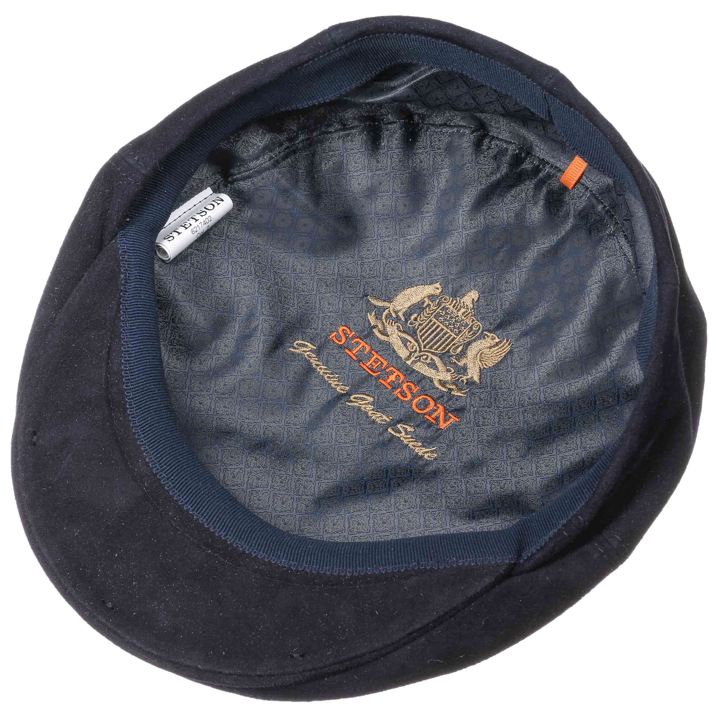 Kent Goat Leather Flat Cap by Stetson - 169,00