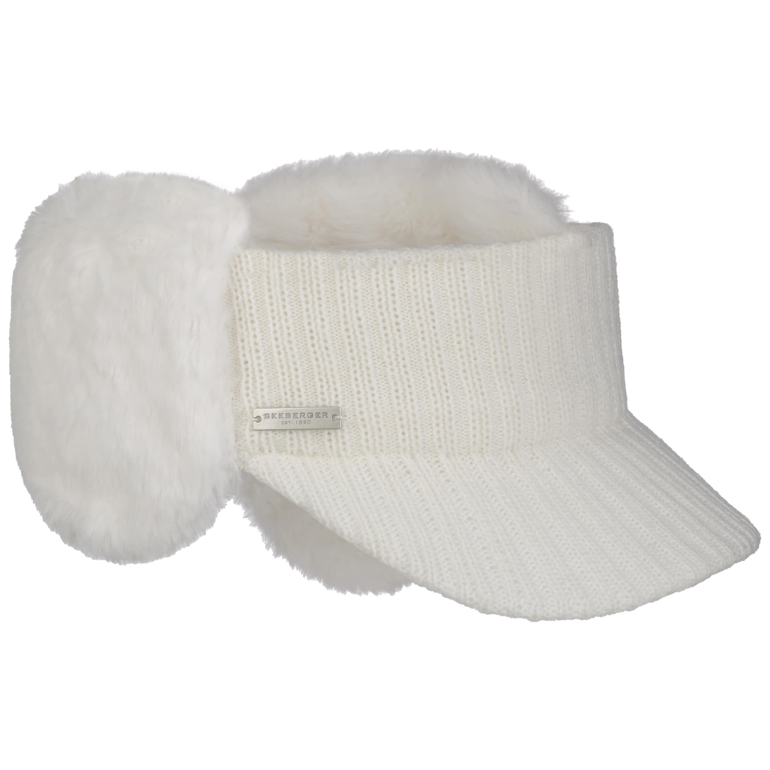 Knit Visor with Ear Warmers by Seeberger --> Shop Hats, Beanies & Caps ...