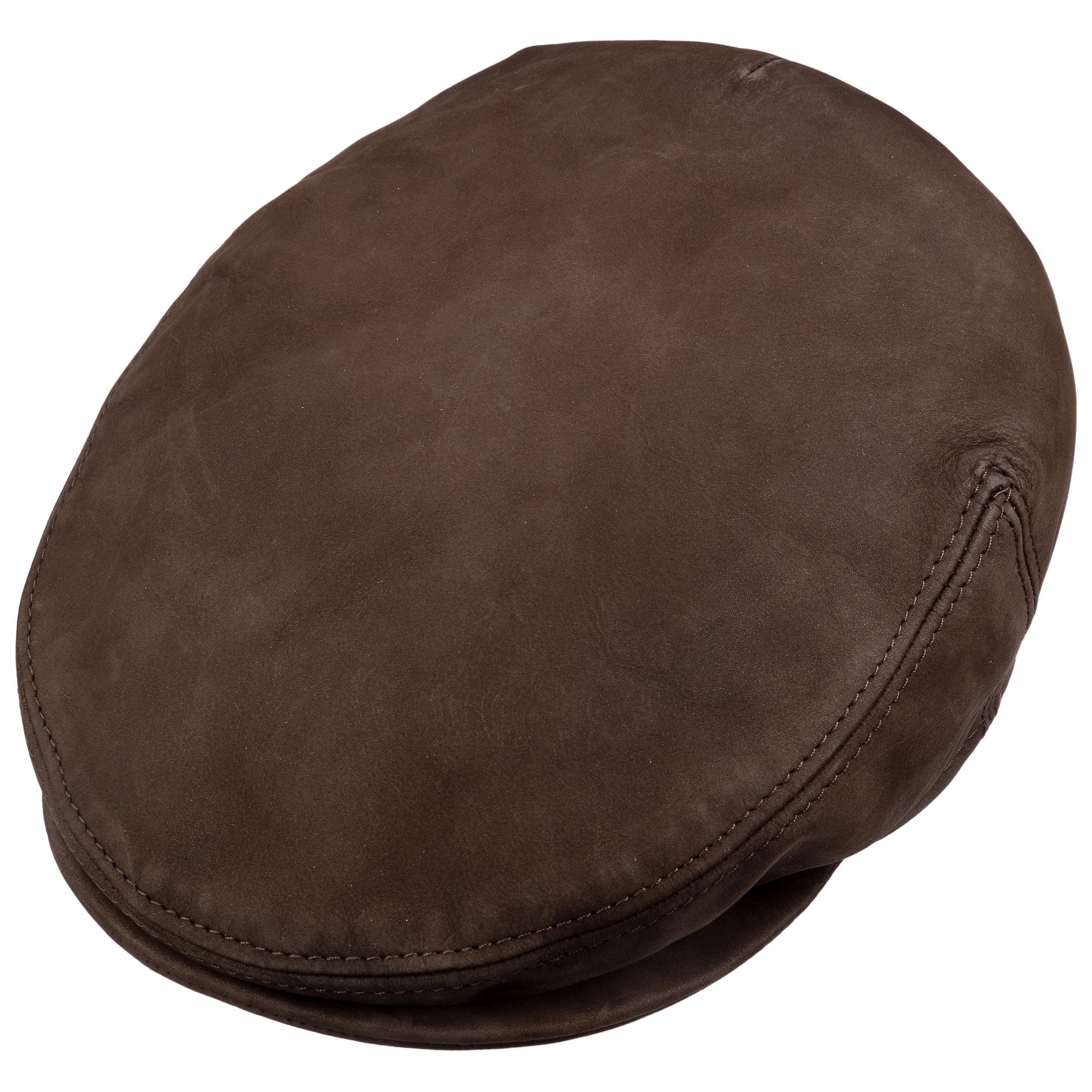 Leather Flat Cap by Lierys --> Shop Hats, Beanies & Caps online Hatshopping