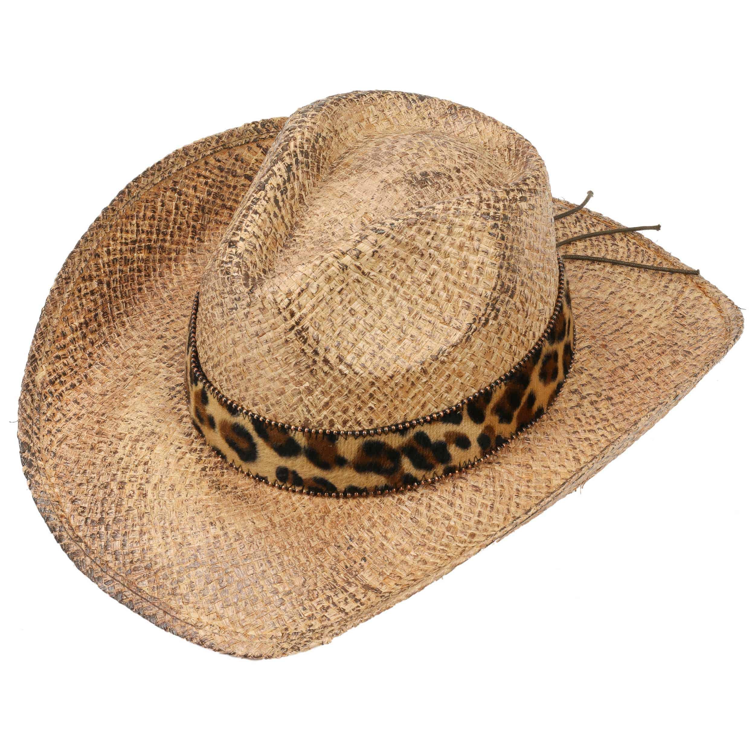 Leoprint Western Straw Hat by Conner - 53,95