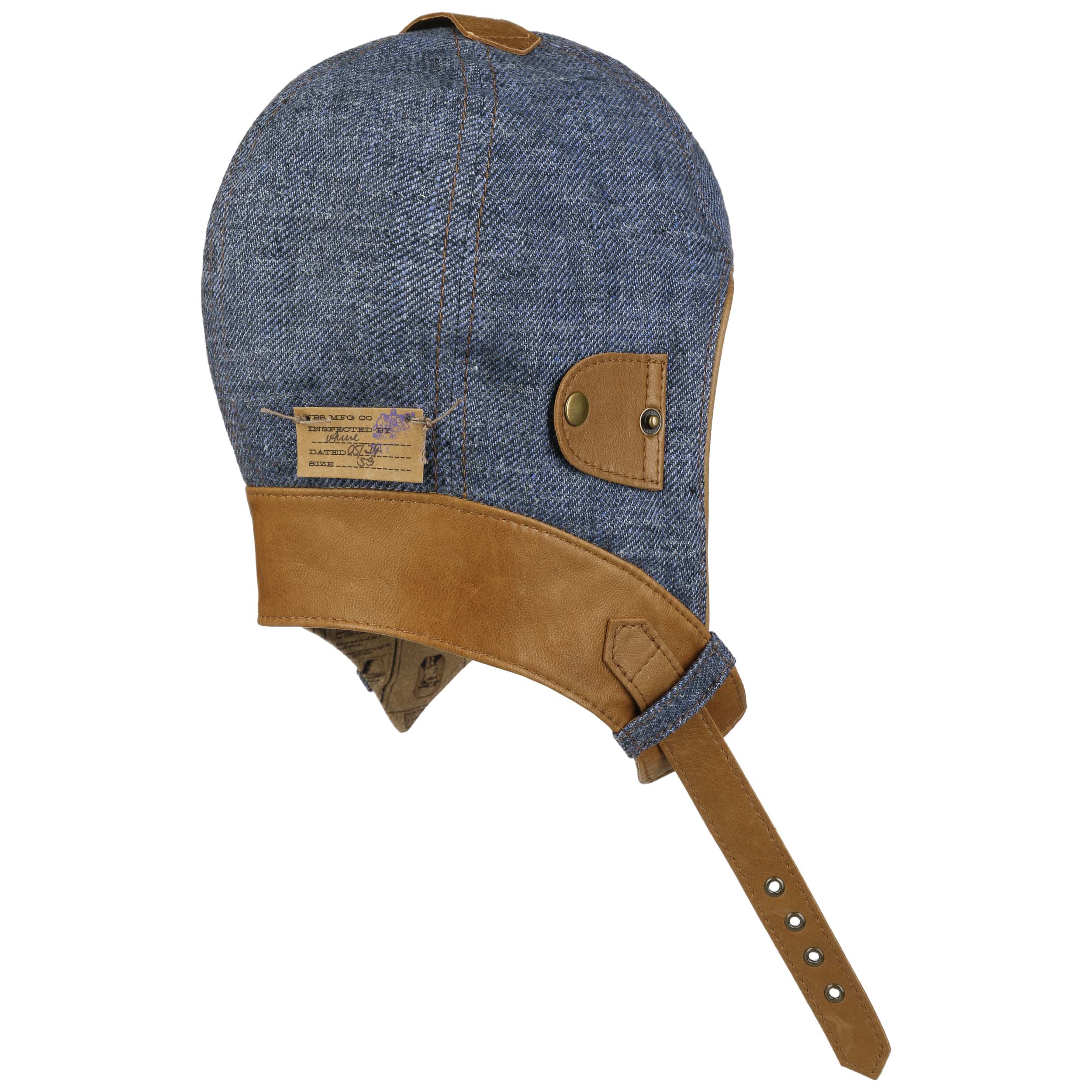 Linen Aviator Helmet with Leather by Stetson - 179,00