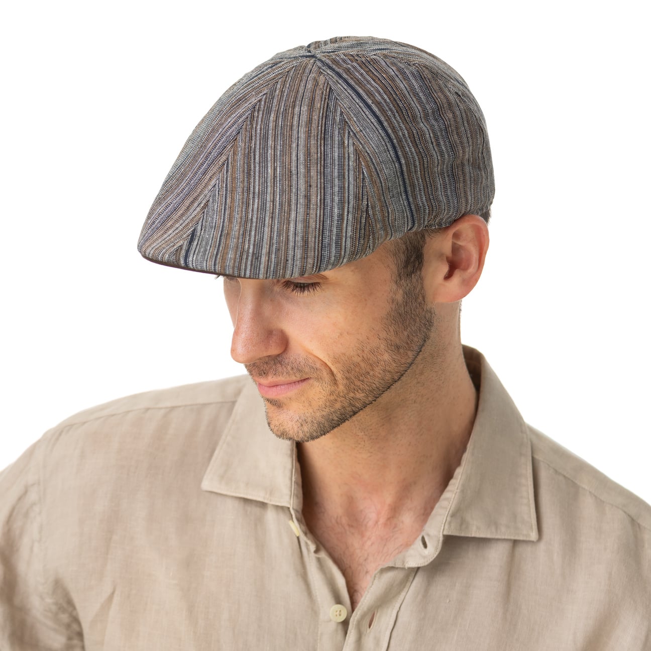 Linen Rayon Gatsby Flat Cap by Lipodo - 26,95