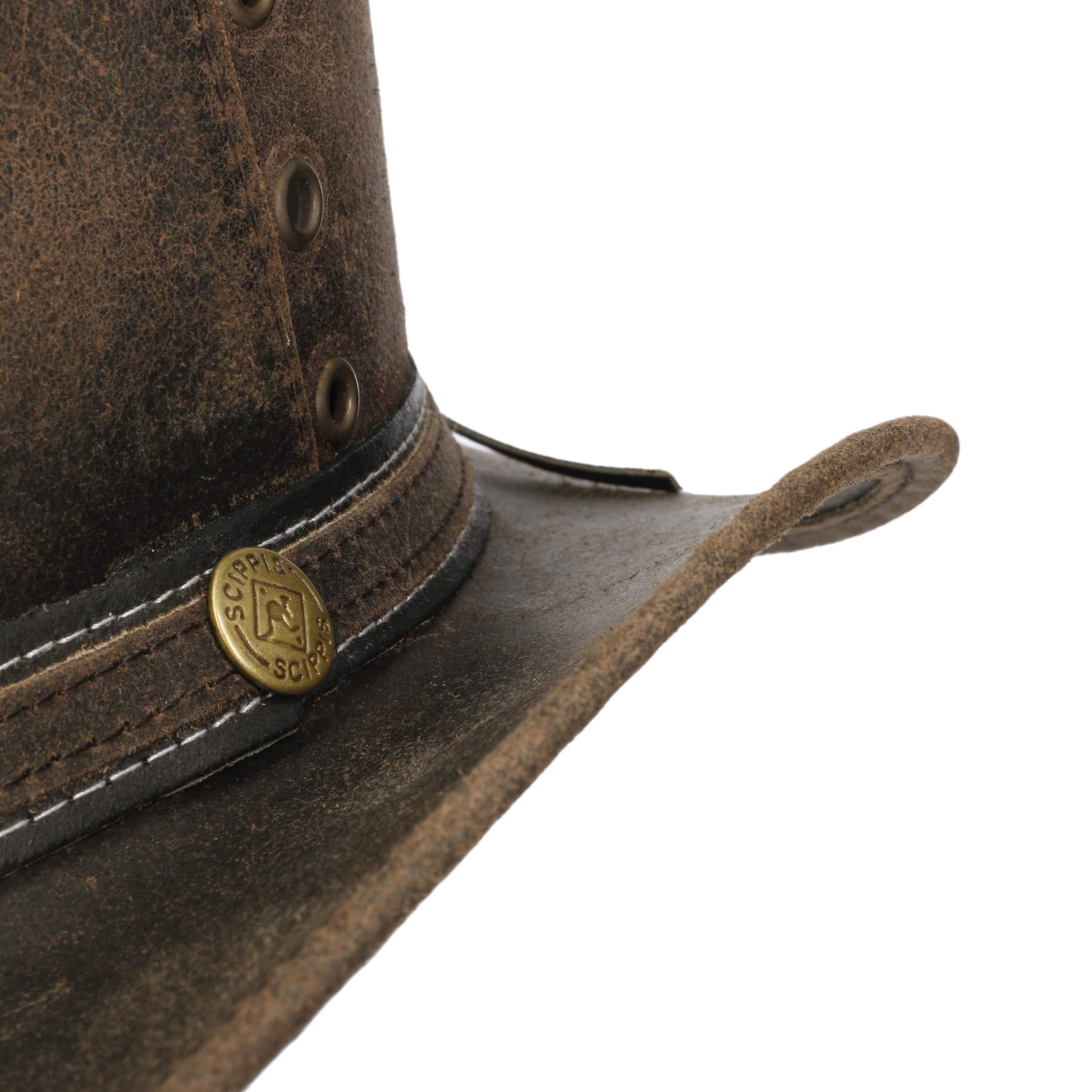 Longford Western Leather Hat by Scippis - 62,95