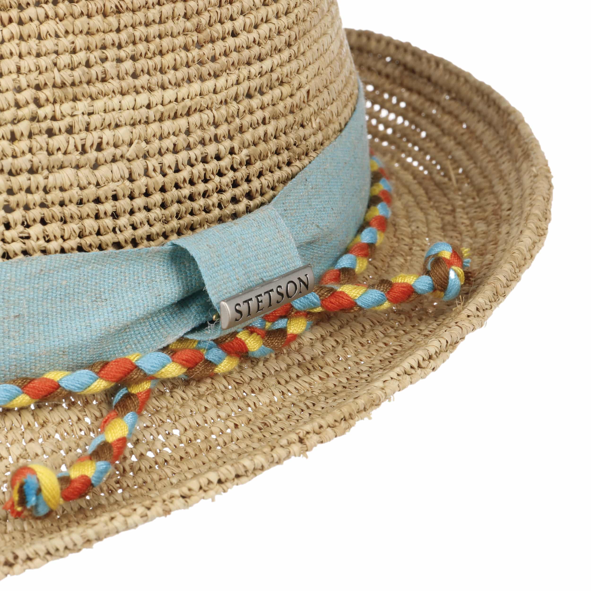 Lorando Crochet Trilby Raffia Hat by Stetson - 149,00