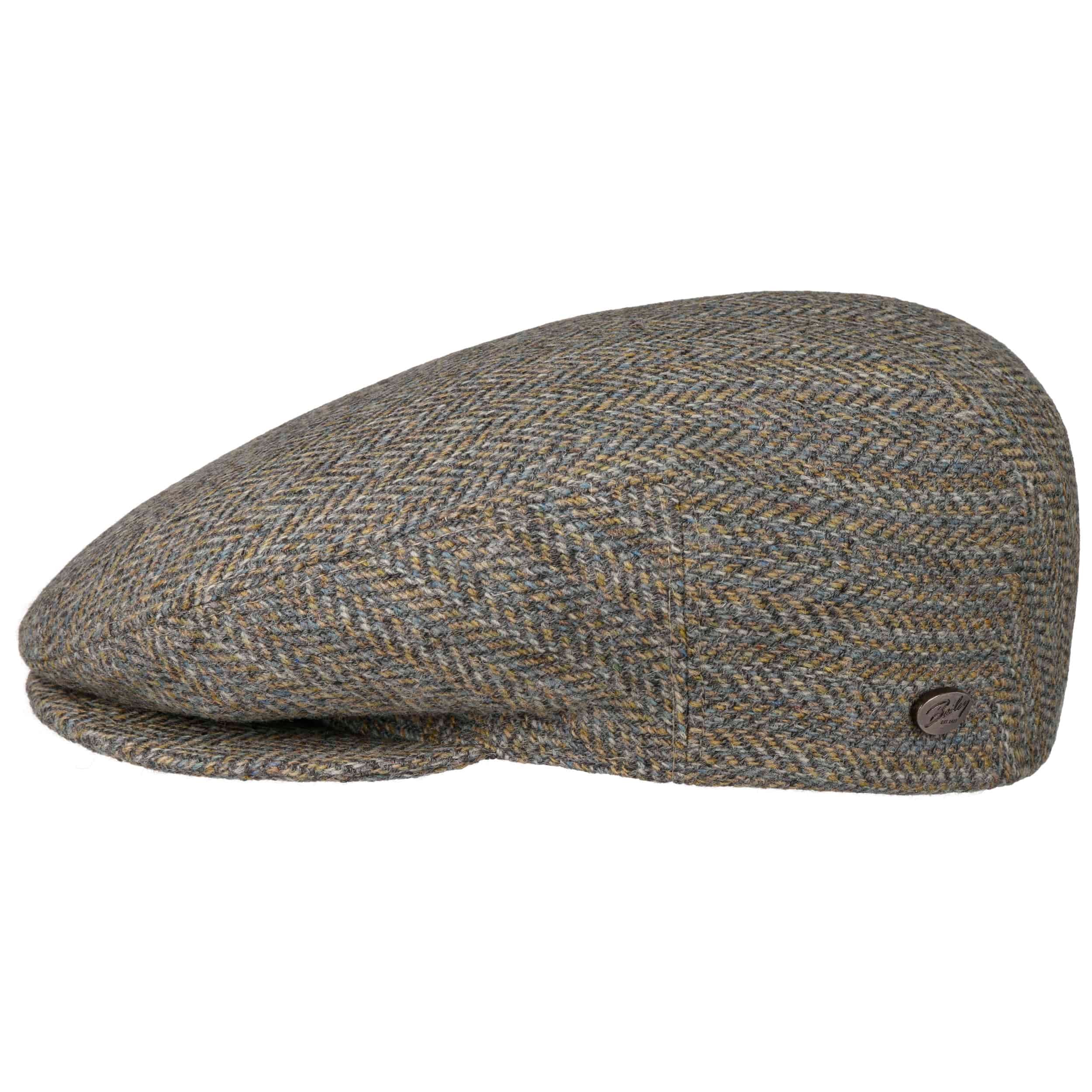 Lord Herringbone Stripe Flat Cap by Bailey 1922 - 65,95