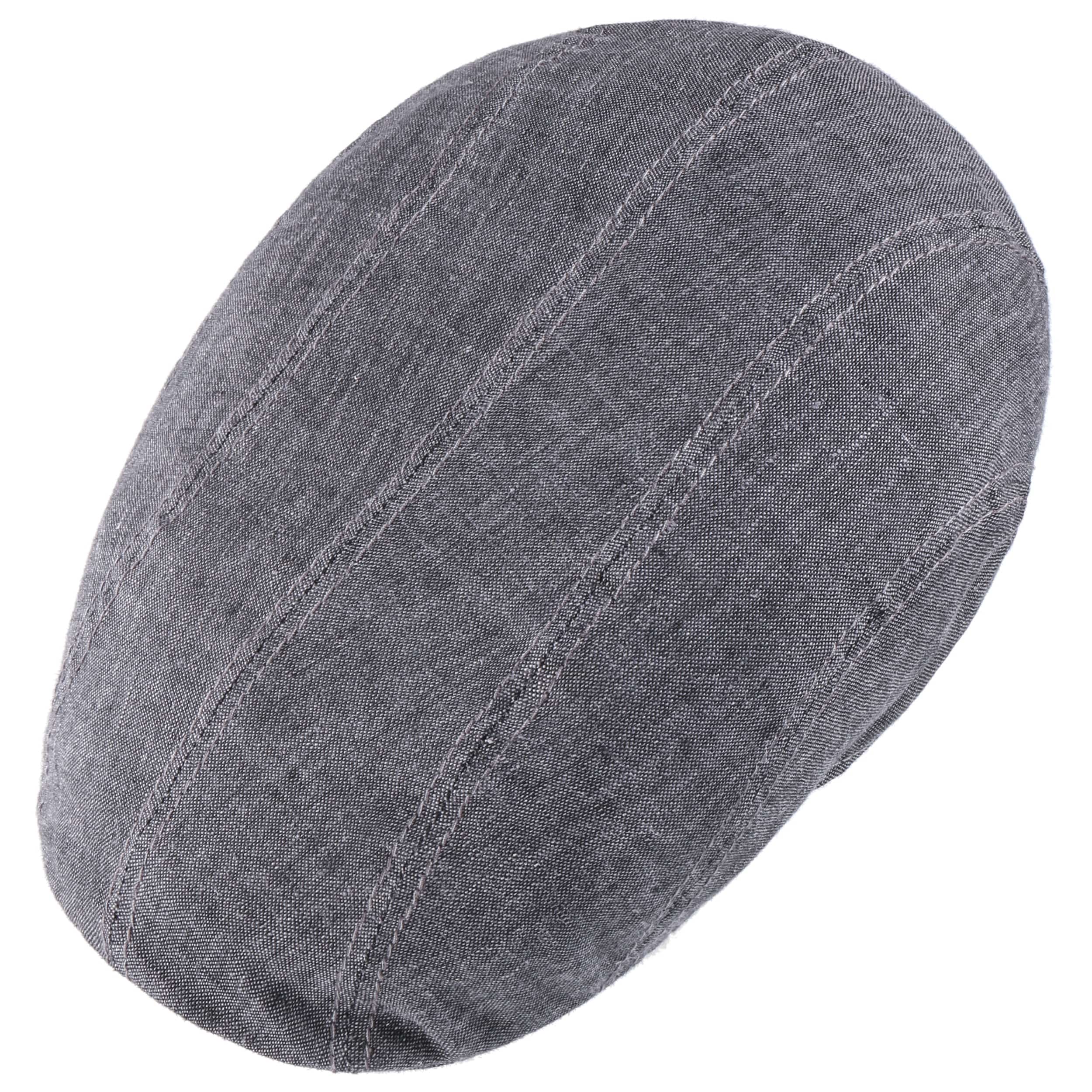 Madison Linen Flat Cap by Stetson - 89,00