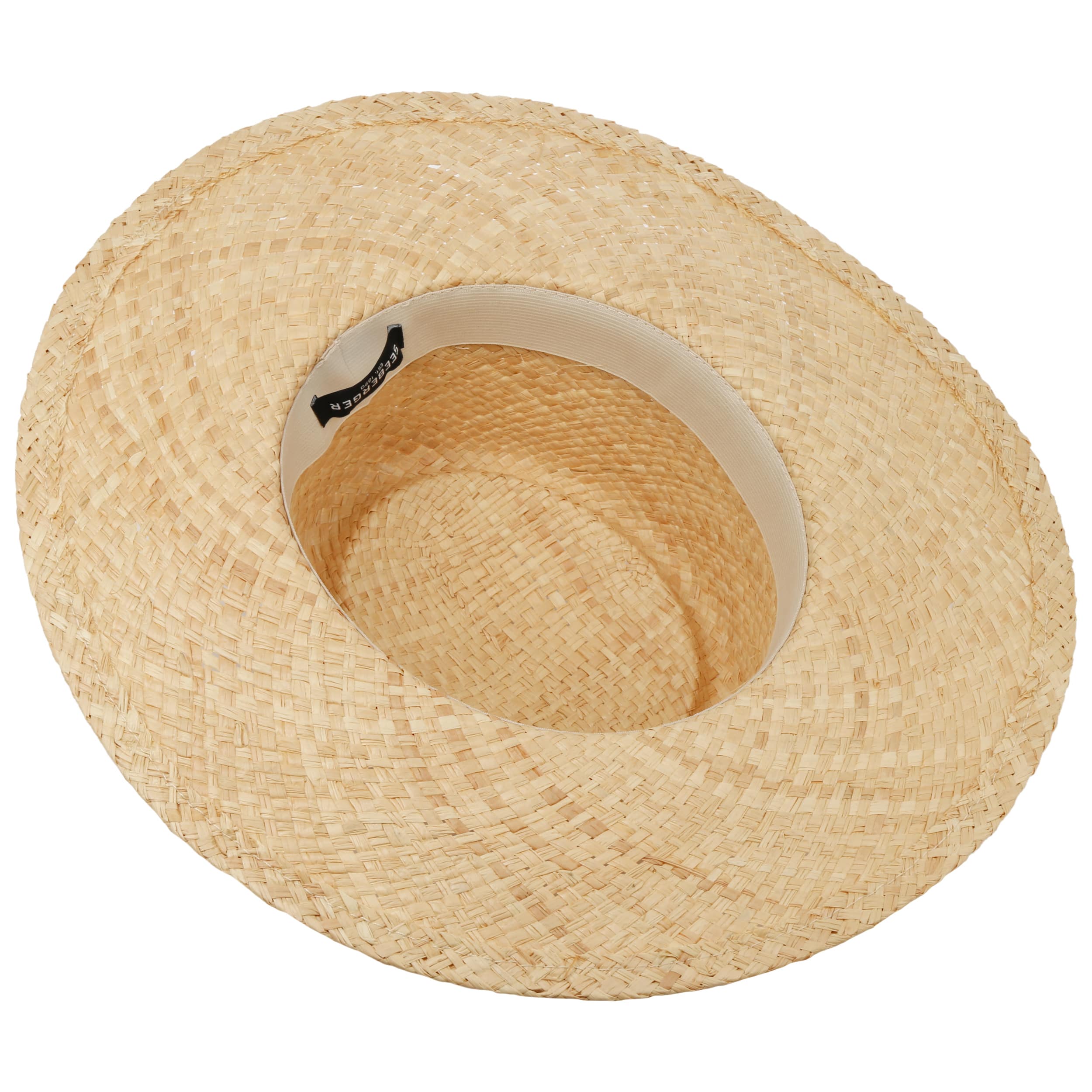 Matelot Twotone Band Straw Hat by Seeberger - 56,95