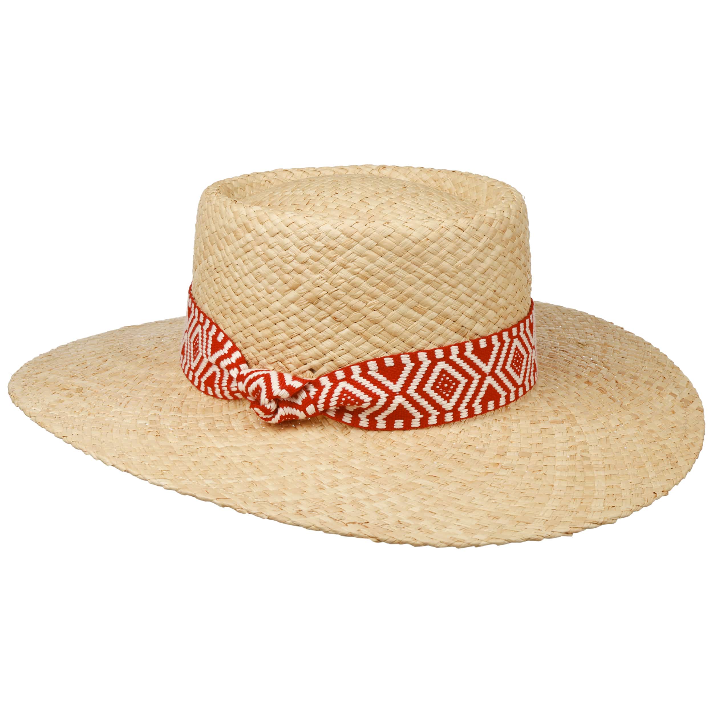 Matelot Twotone Band Straw Hat by Seeberger - 56,95