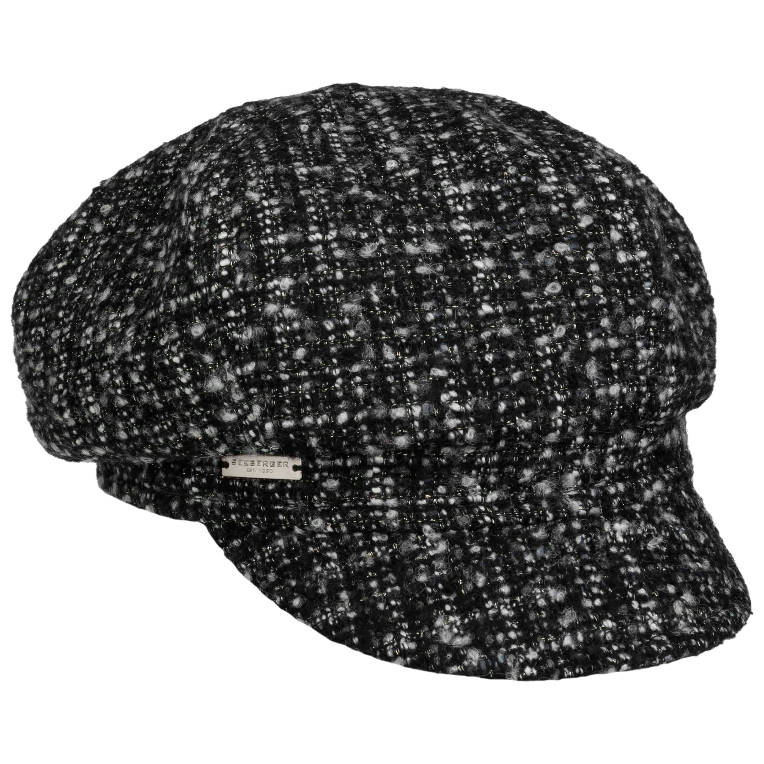 Menavella Tweed Newsboy Cap by Seeberger - 53,95