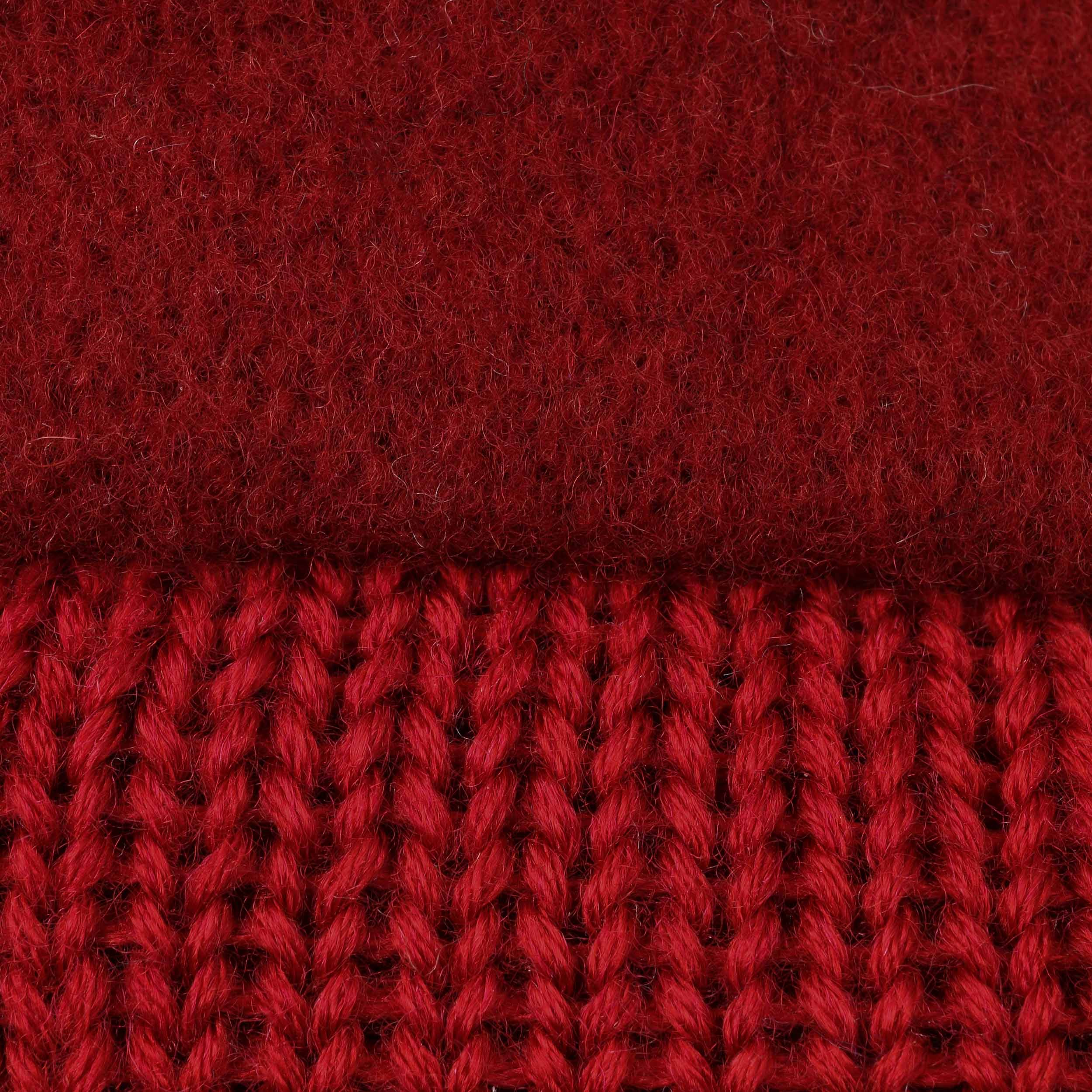 Milled Wool Hat Ribbed Edge by Seeberger - 28,95