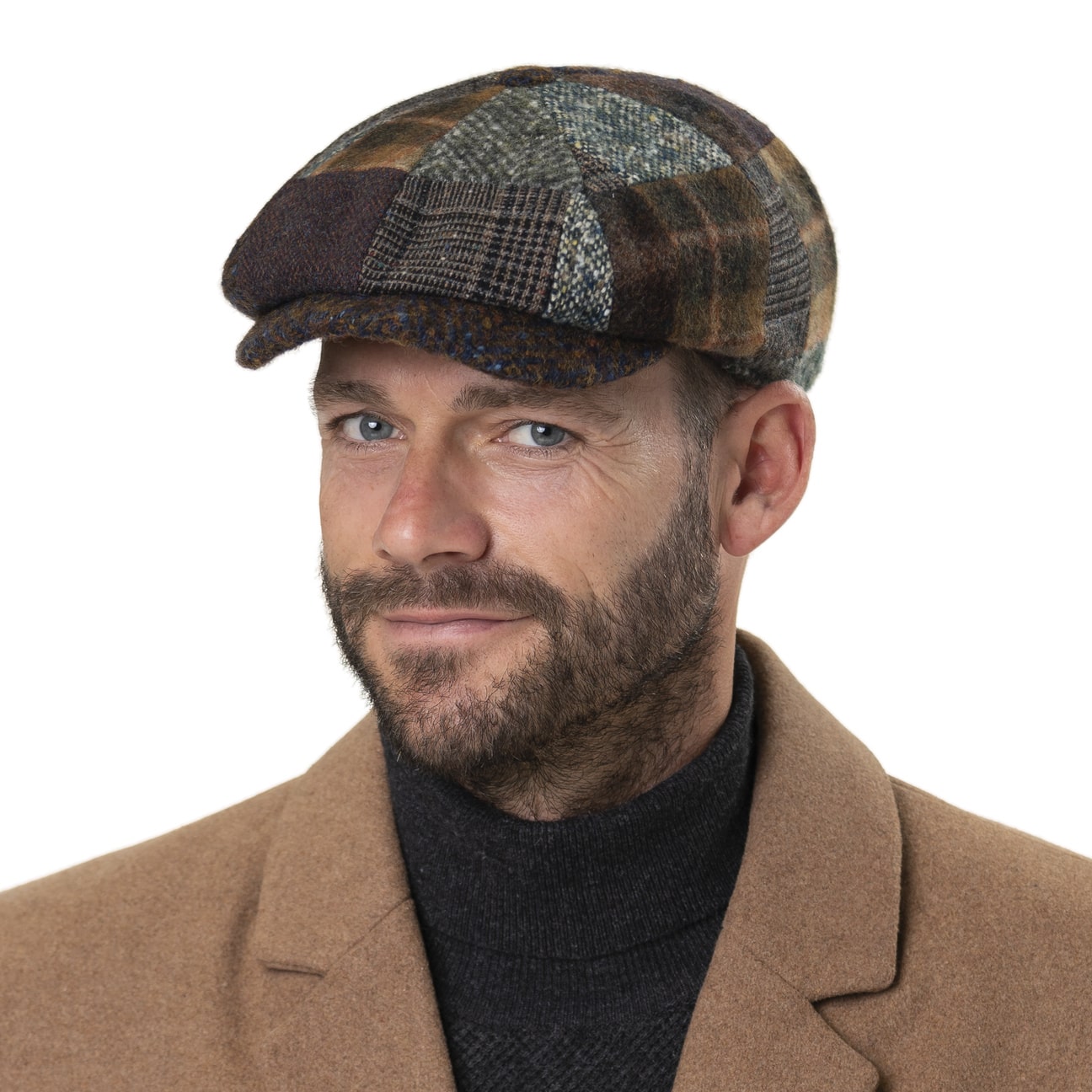 Millner Patchwork Flat Cap by Lierys - 56,95