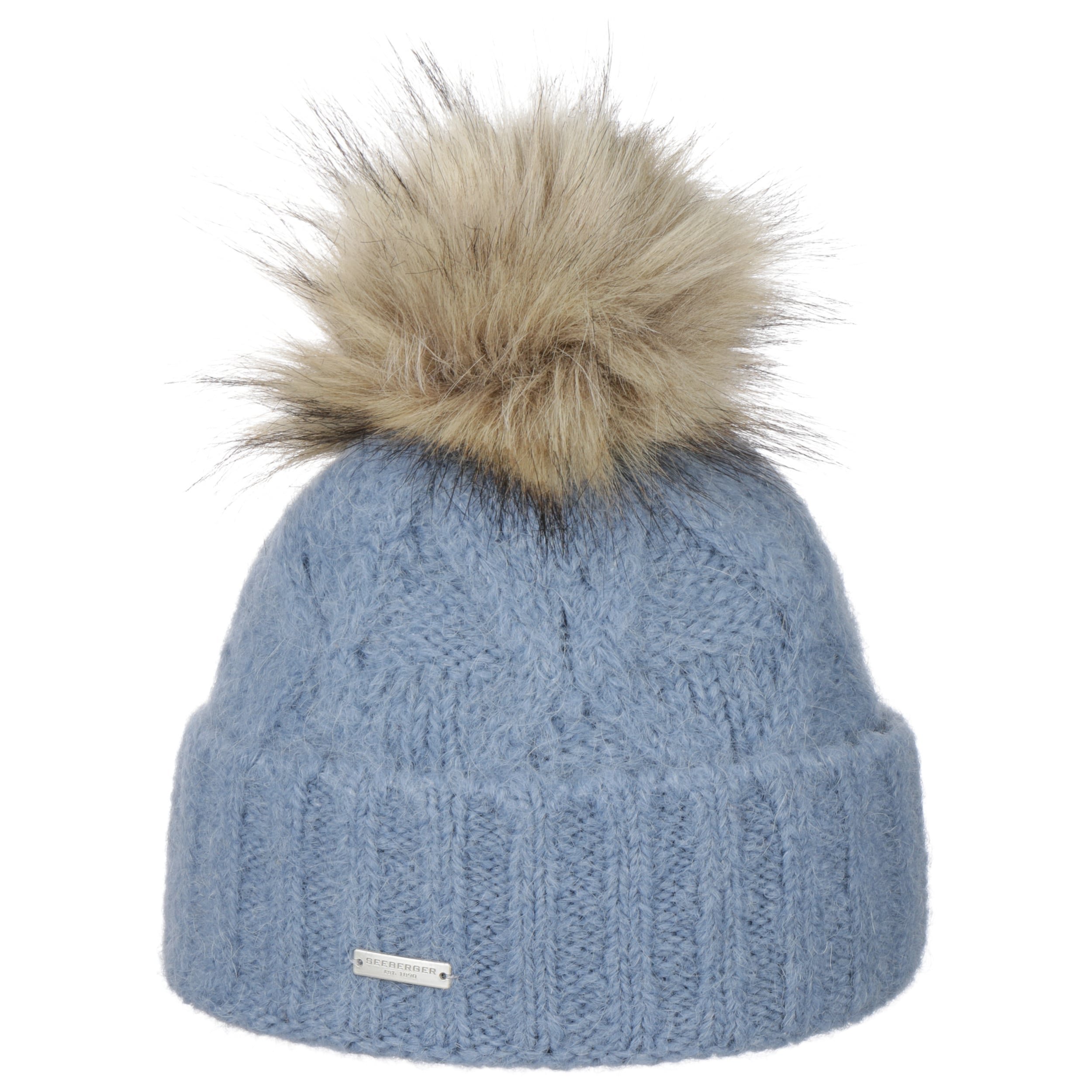 Mina Pompom Hat with Alpaca Wool by Seeberger - 62,95