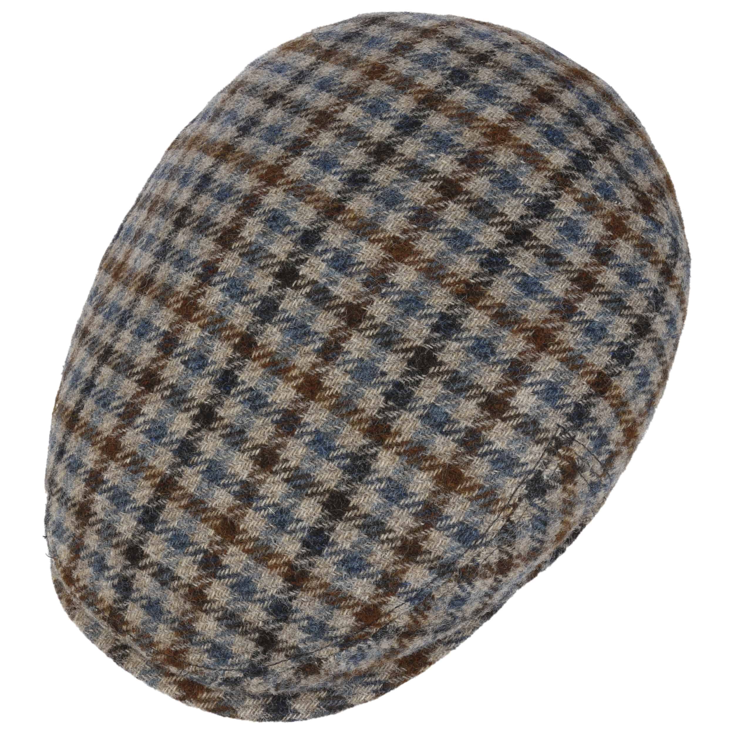 Mini Check Wool Driver Flat Cap by Lierys --> Shop Hats, Beanies & Caps ...