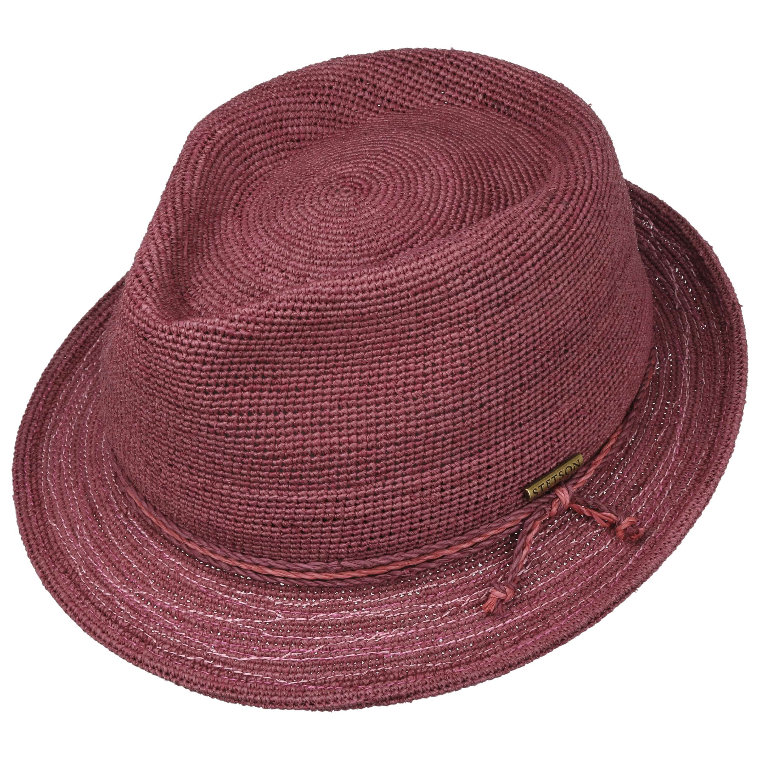 Mivella Crochet Trilby Raffia Hat by Stetson - 129,00