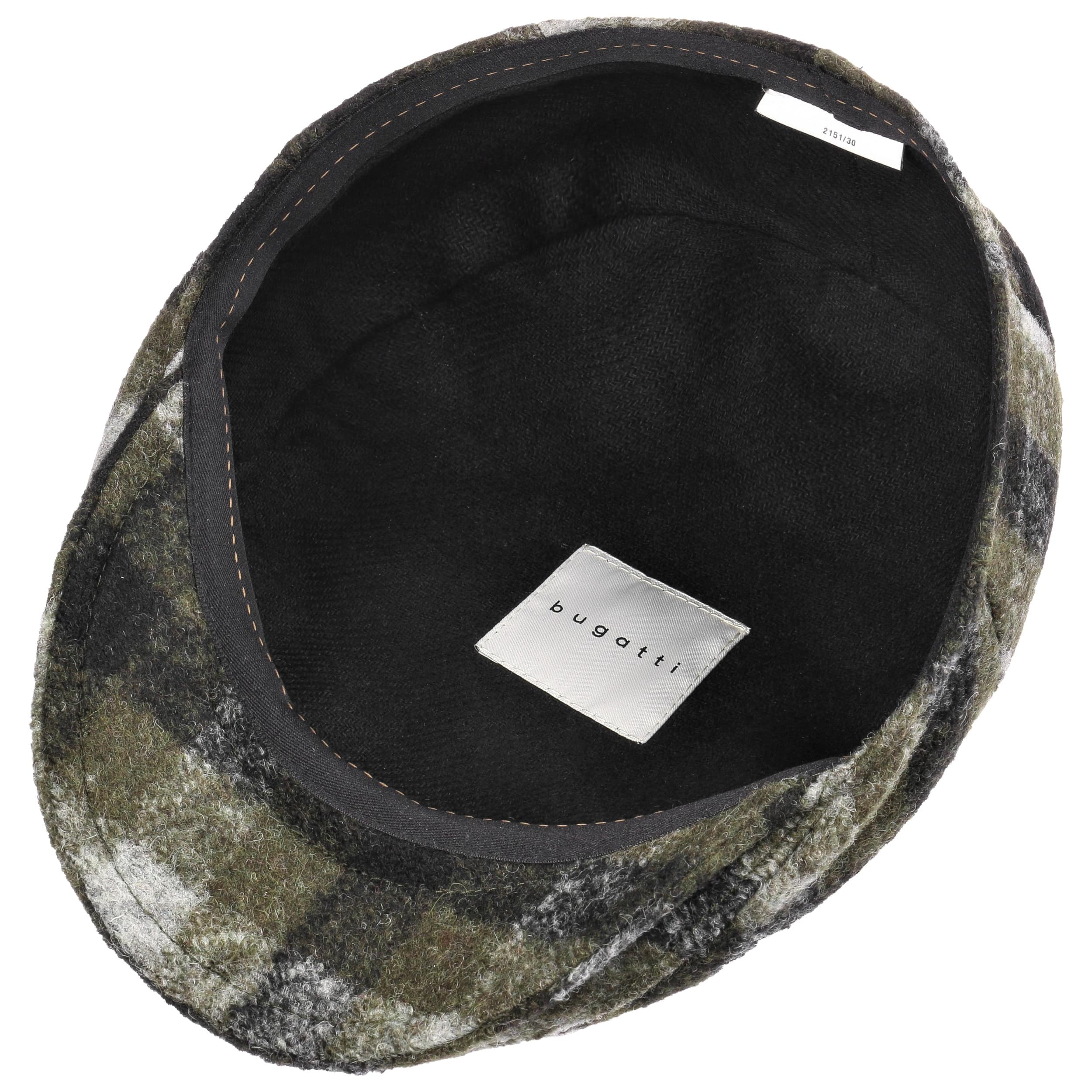 Mortimer Check Flat Cap by bugatti --> Shop Hats, Beanies & Caps online ...