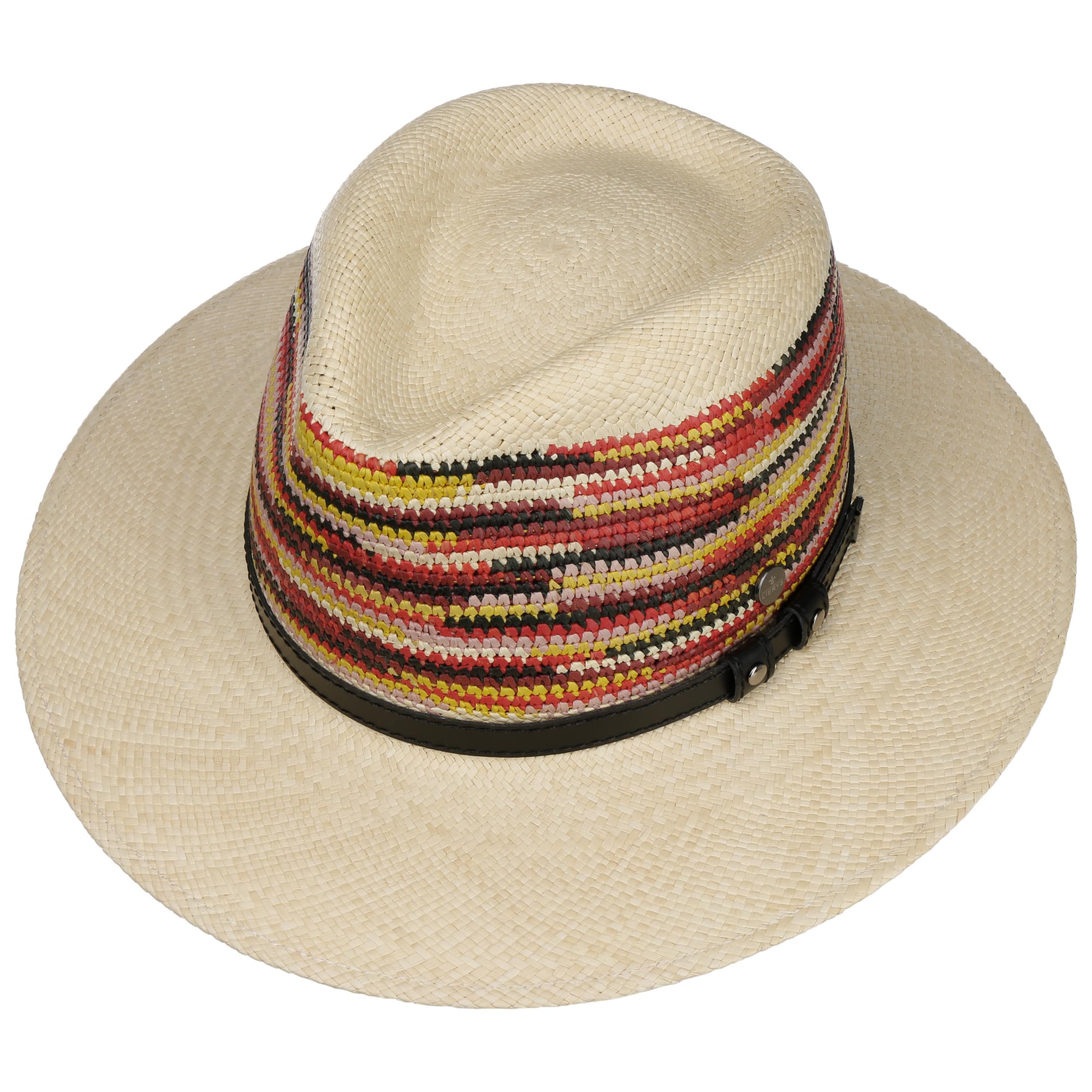 Multicolour Crown Panama Hat by Lierys --> Shop Hats, Beanies & Caps ...
