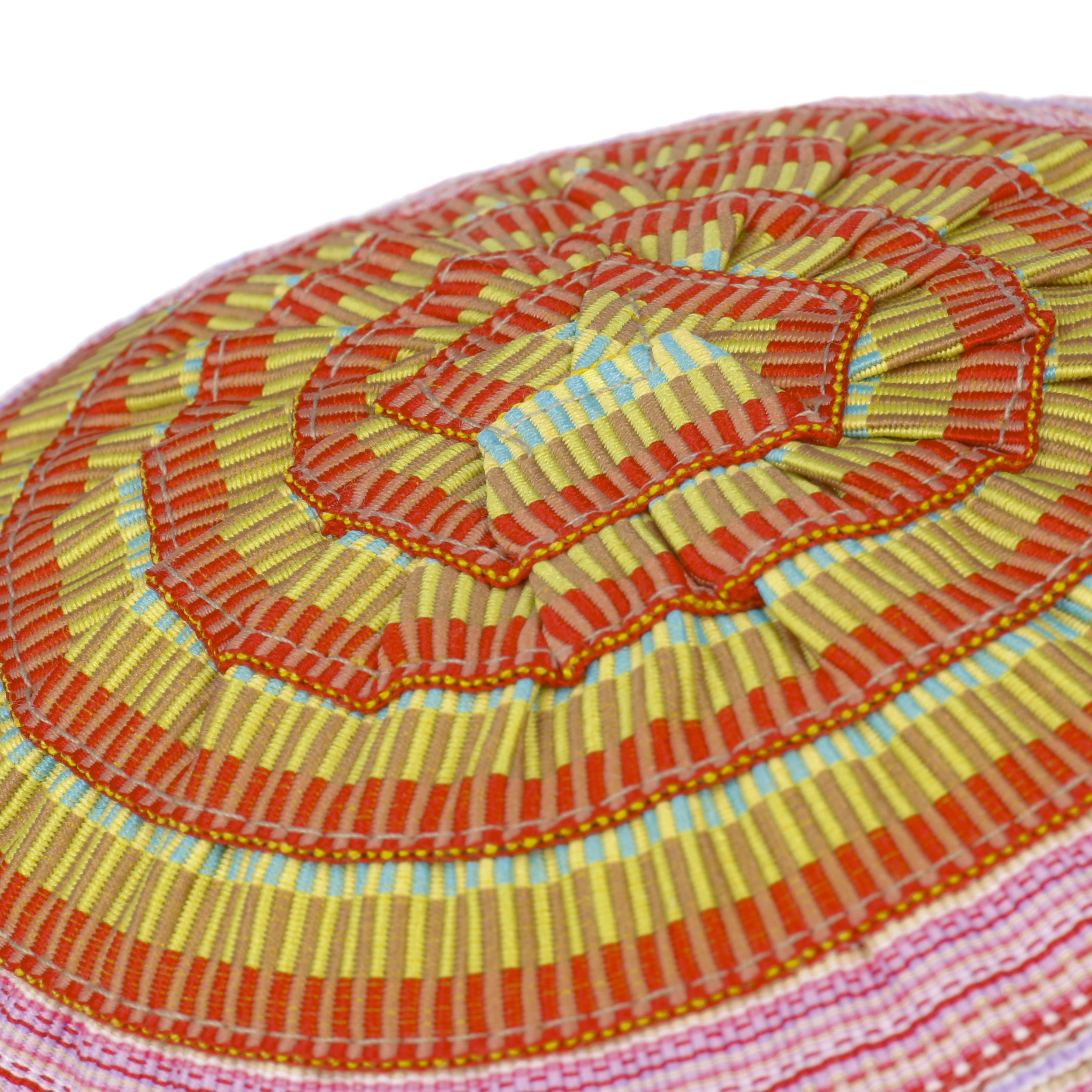 Multicolour Stripes Cloth Hat by Lierys --> Shop Hats, Beanies & Caps ...