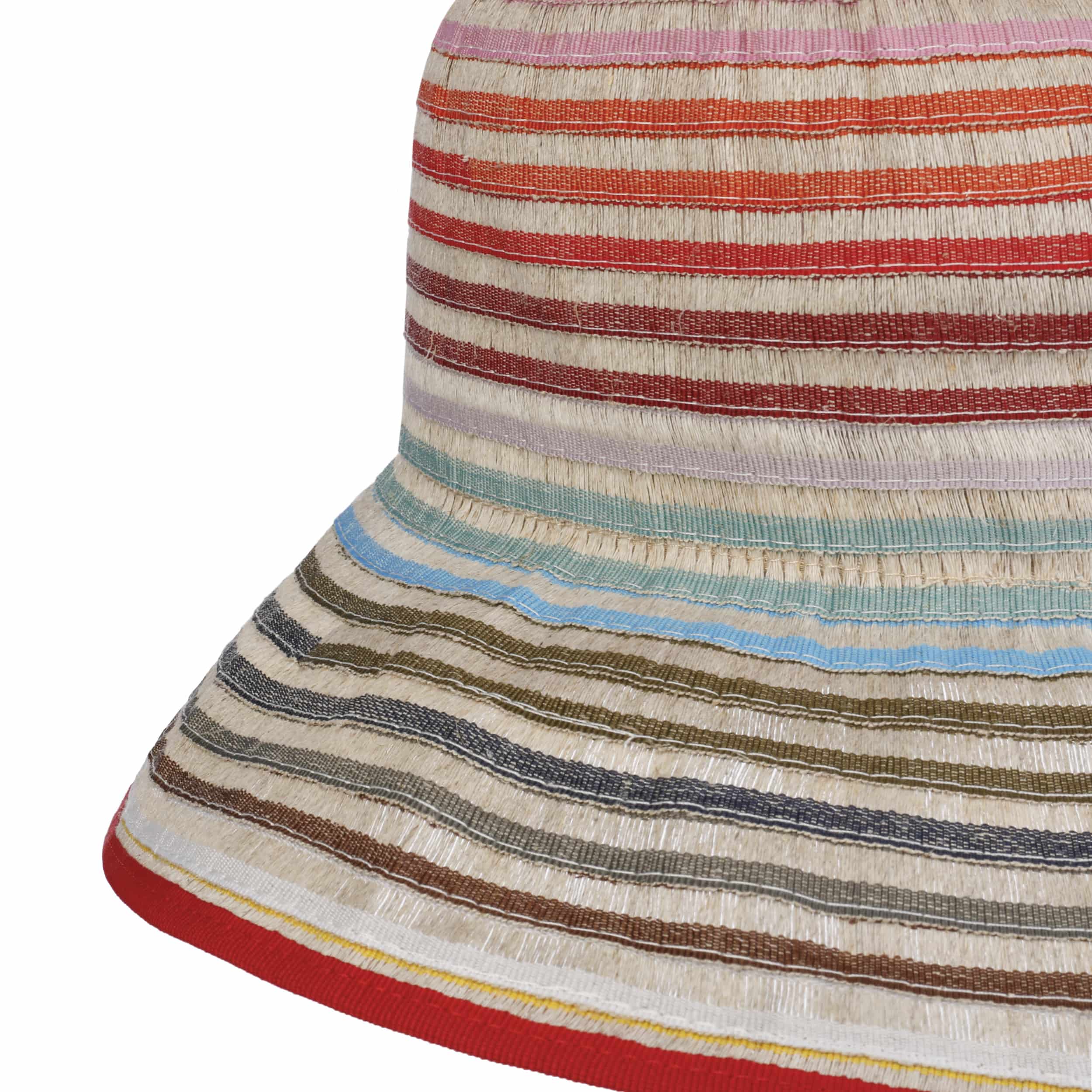 Multicolour Stripes Linen Hat by bedacht --> Shop Hats, Beanies & Caps ...