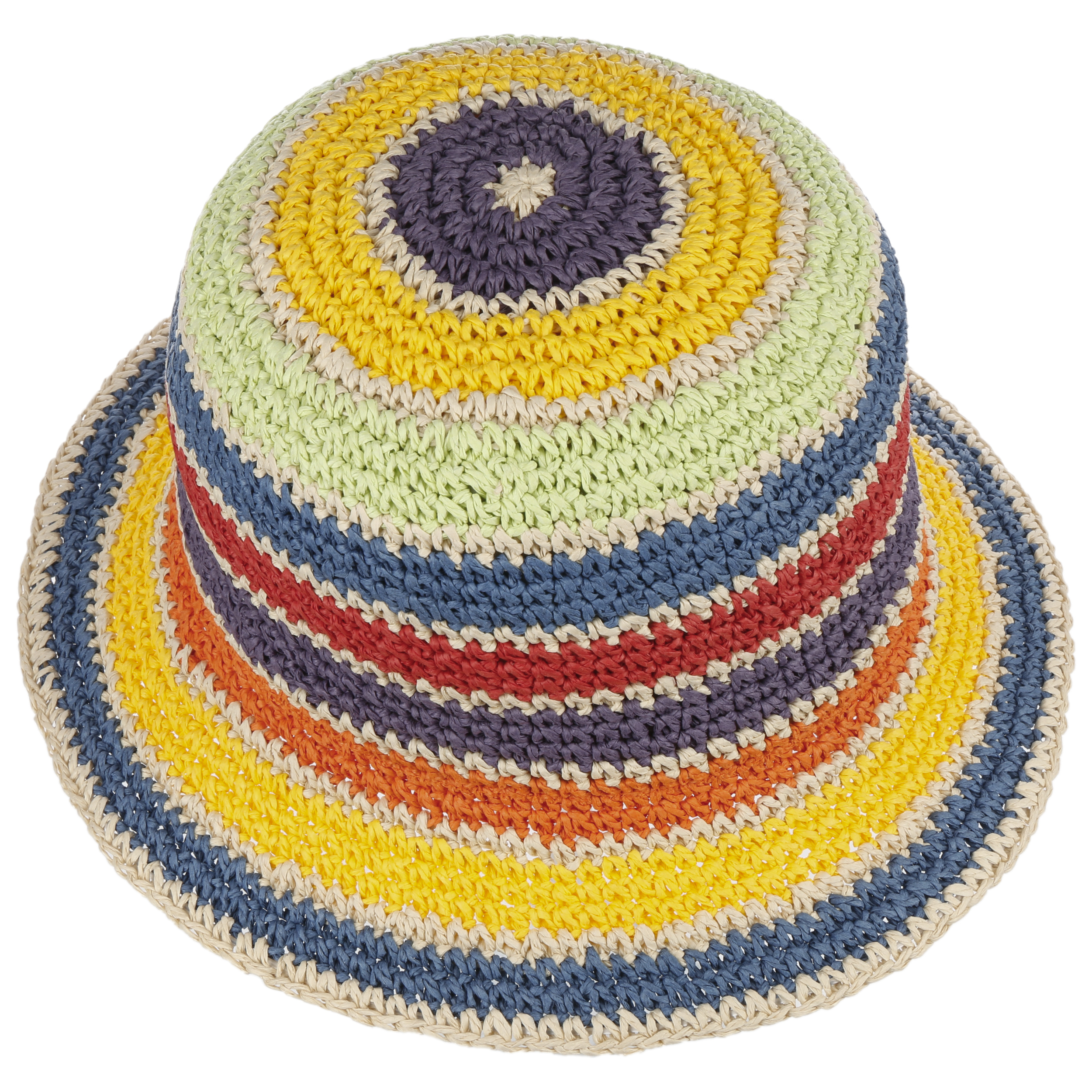 Multicolour Stripes Straw Hat - 32,95