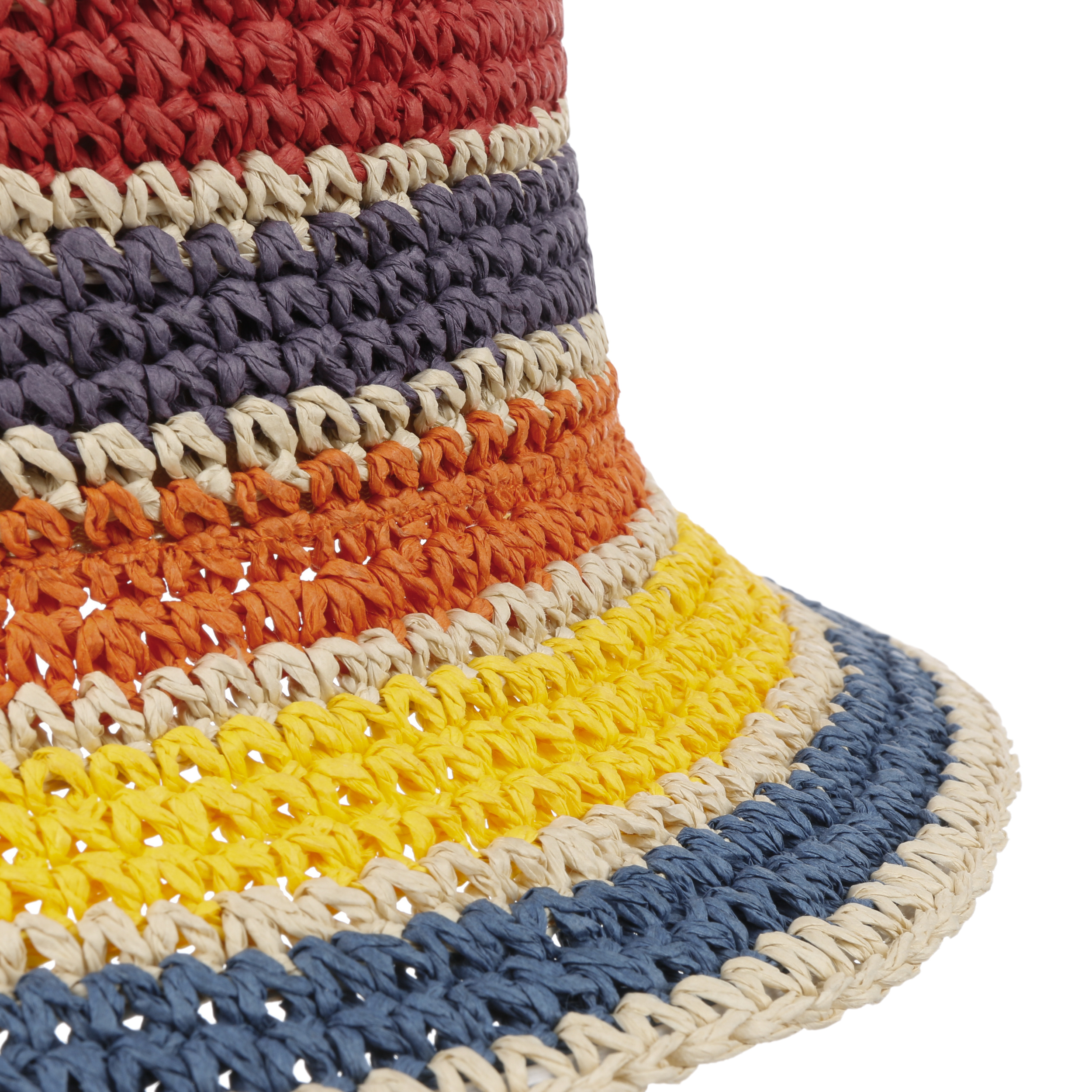Multicolour Stripes Straw Hat - 32,95