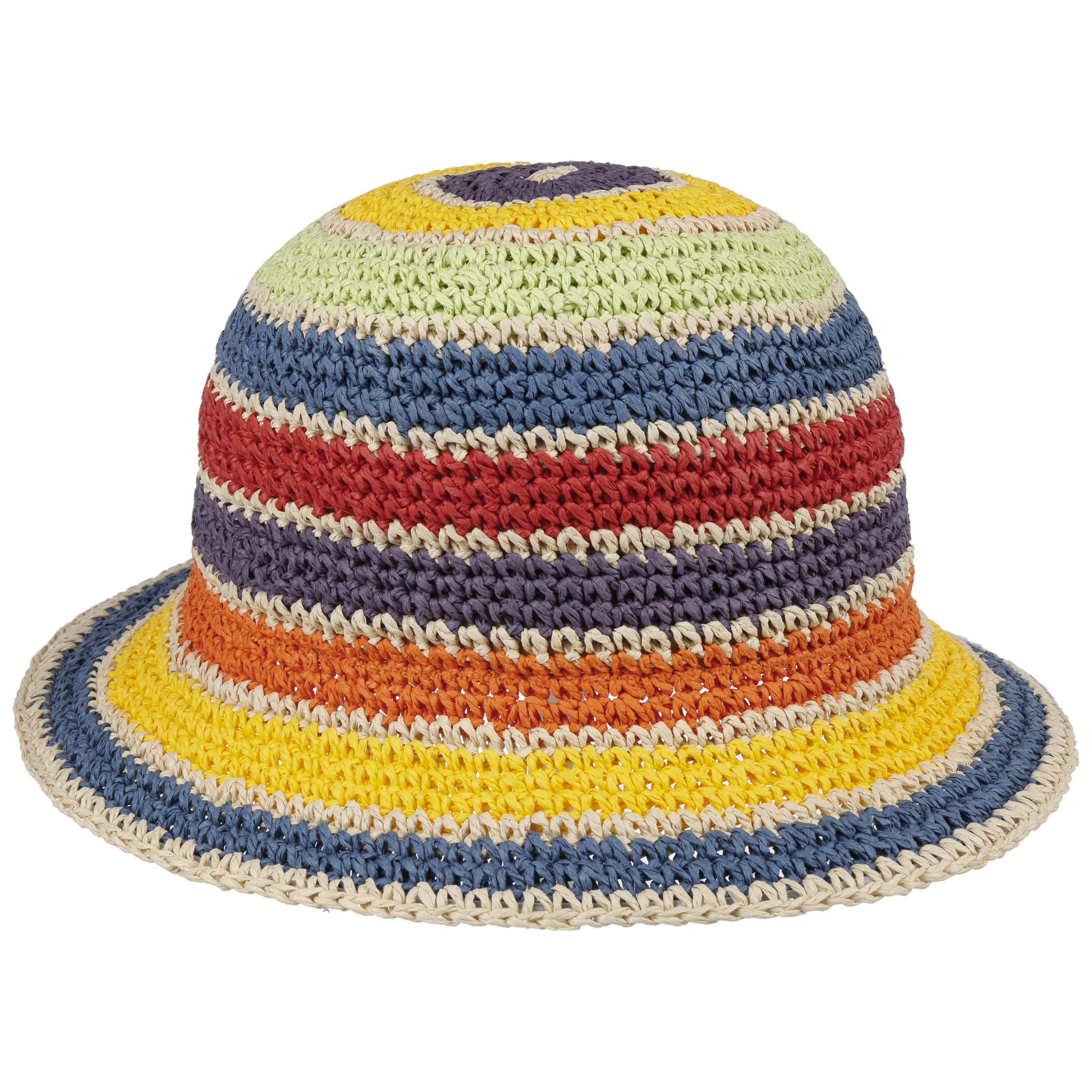 Multicolour Stripes Straw Hat - 32,95
