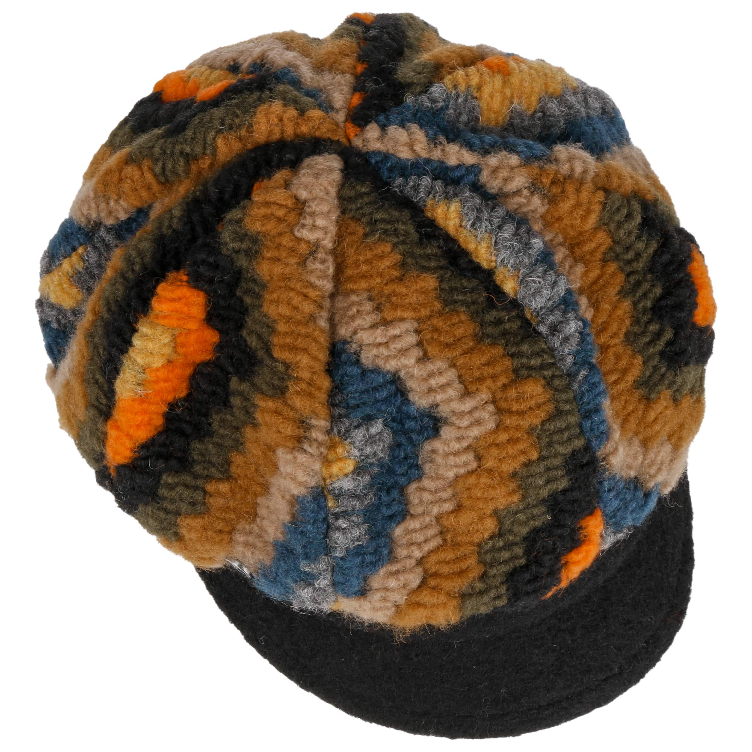 Multicolour Wool Newsboy Cap by Lierys --> Shop Hats, Beanies & Caps ...