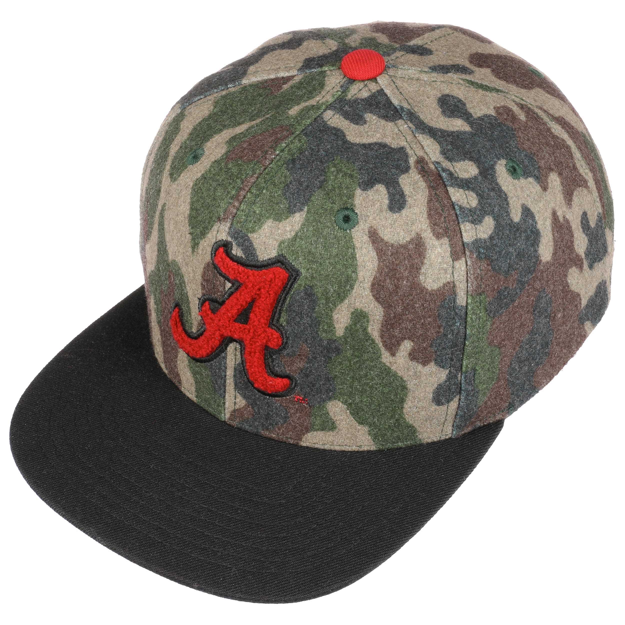 NCAA Camo Flannel Alabama Cap by Mitchell & Ness --> Shop Hats, Beanies ...