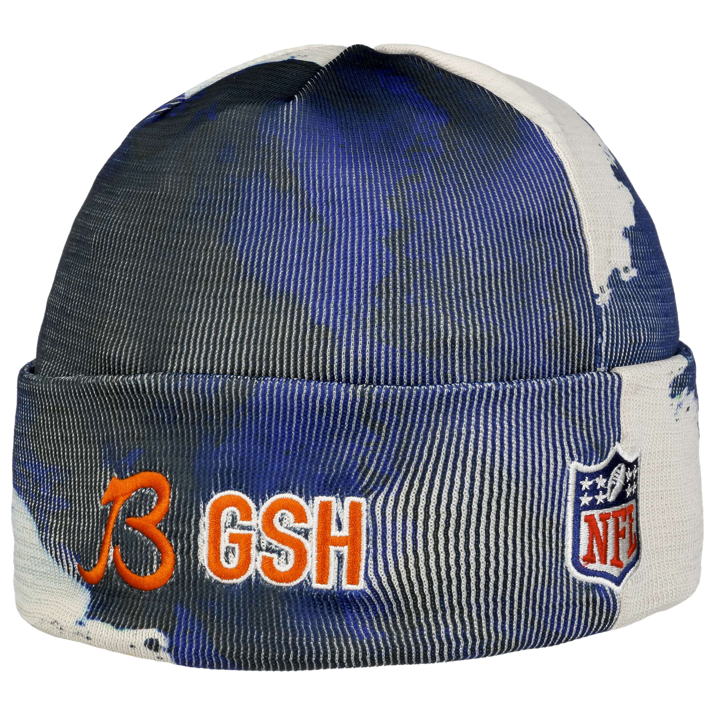 NFL 22 Ink Knit Bears Beanie Hat by New Era - 28,95