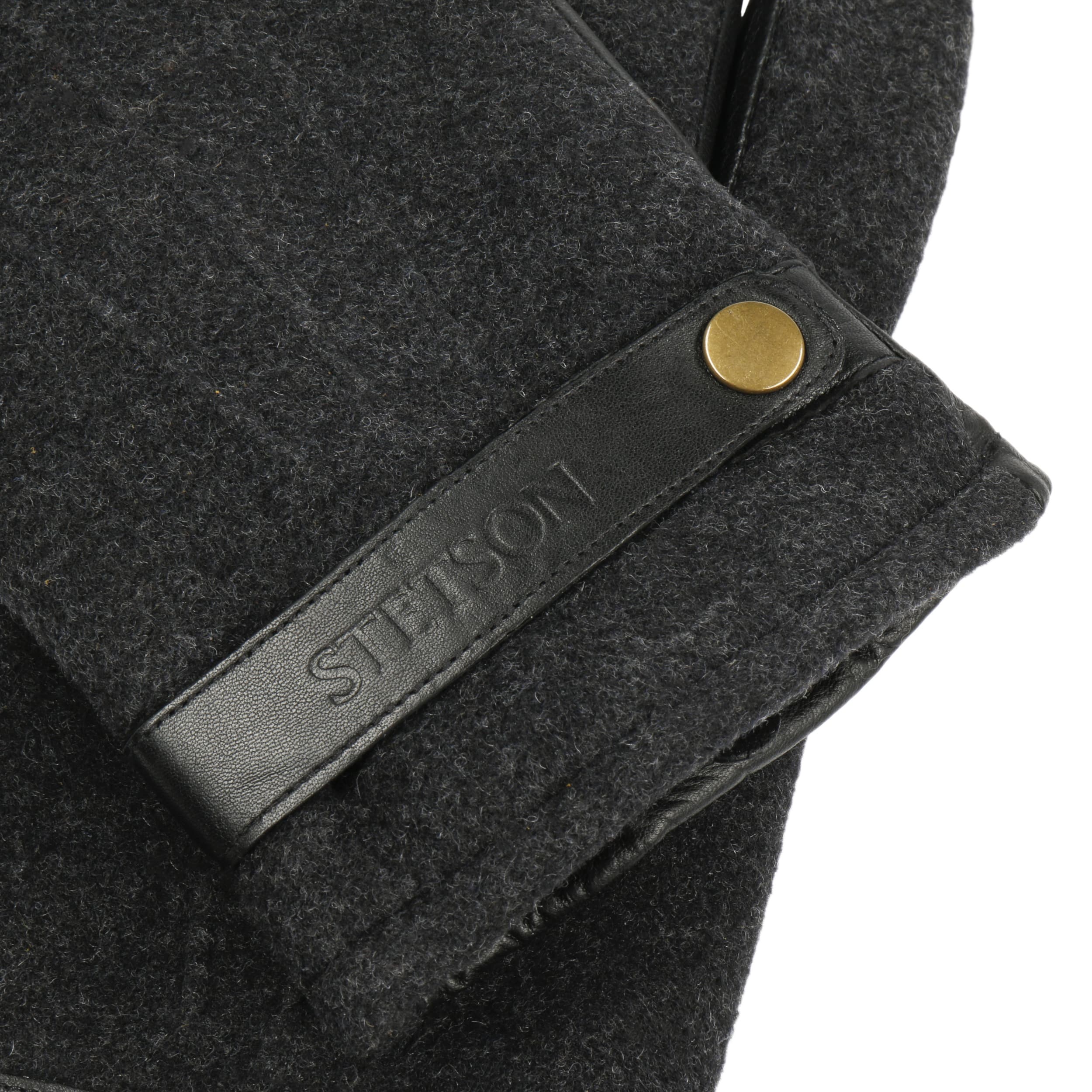 Nappa Wool Full-Fingered Gloves by Stetson - 89,00