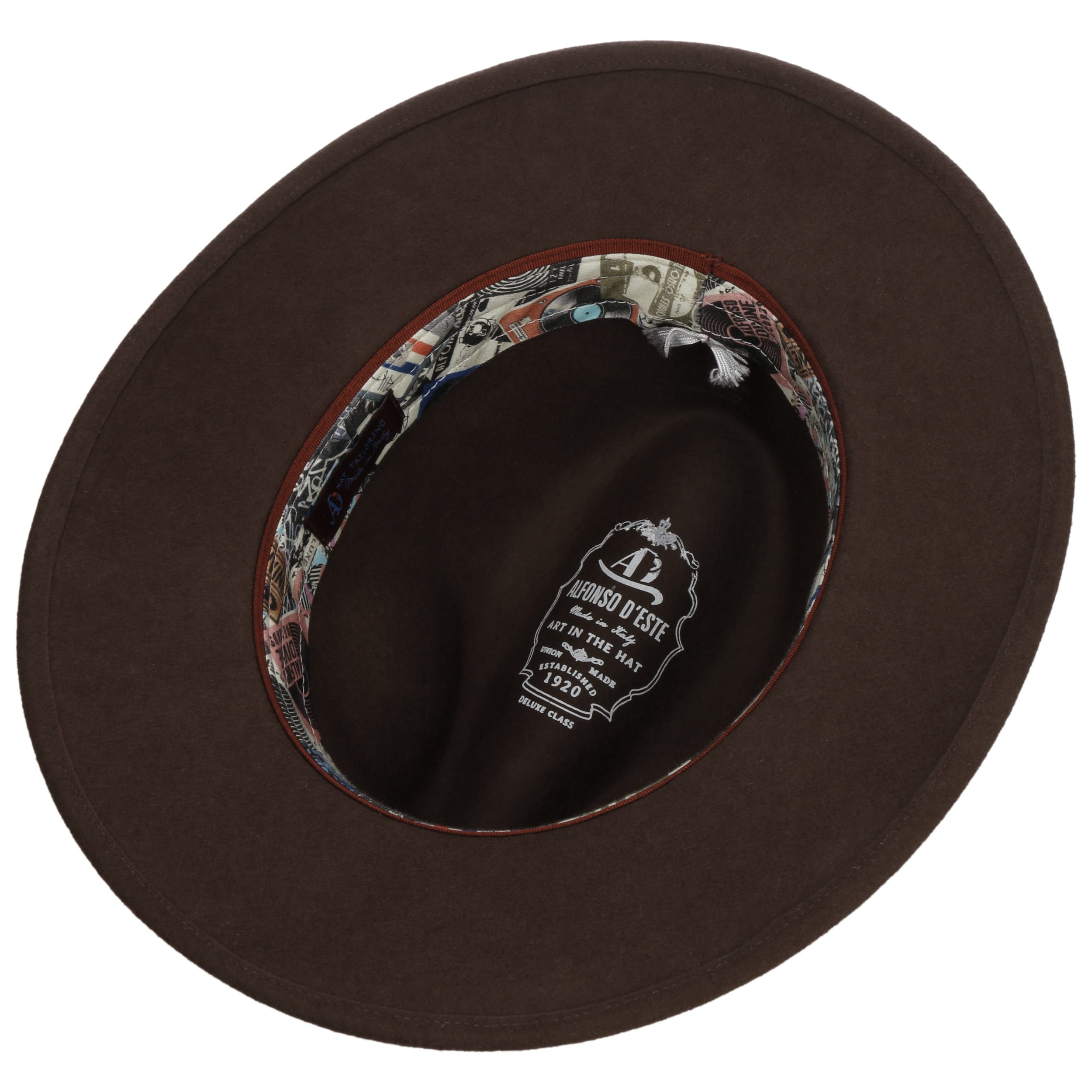 New Paisley Crown Wool Hat by Alfonso D’Este - 134,95