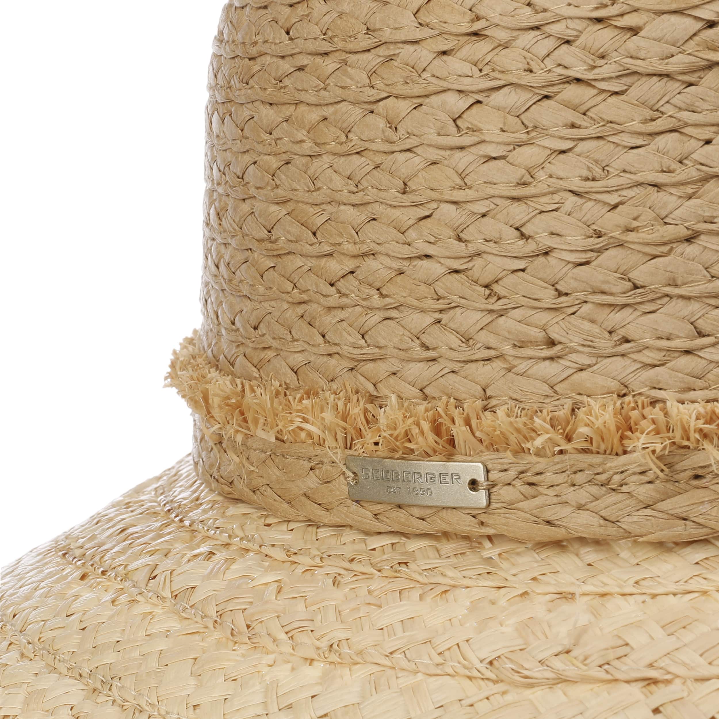 New Twotone Cloche Straw Hat by Seeberger --> Shop Hats, Beanies & Caps ...