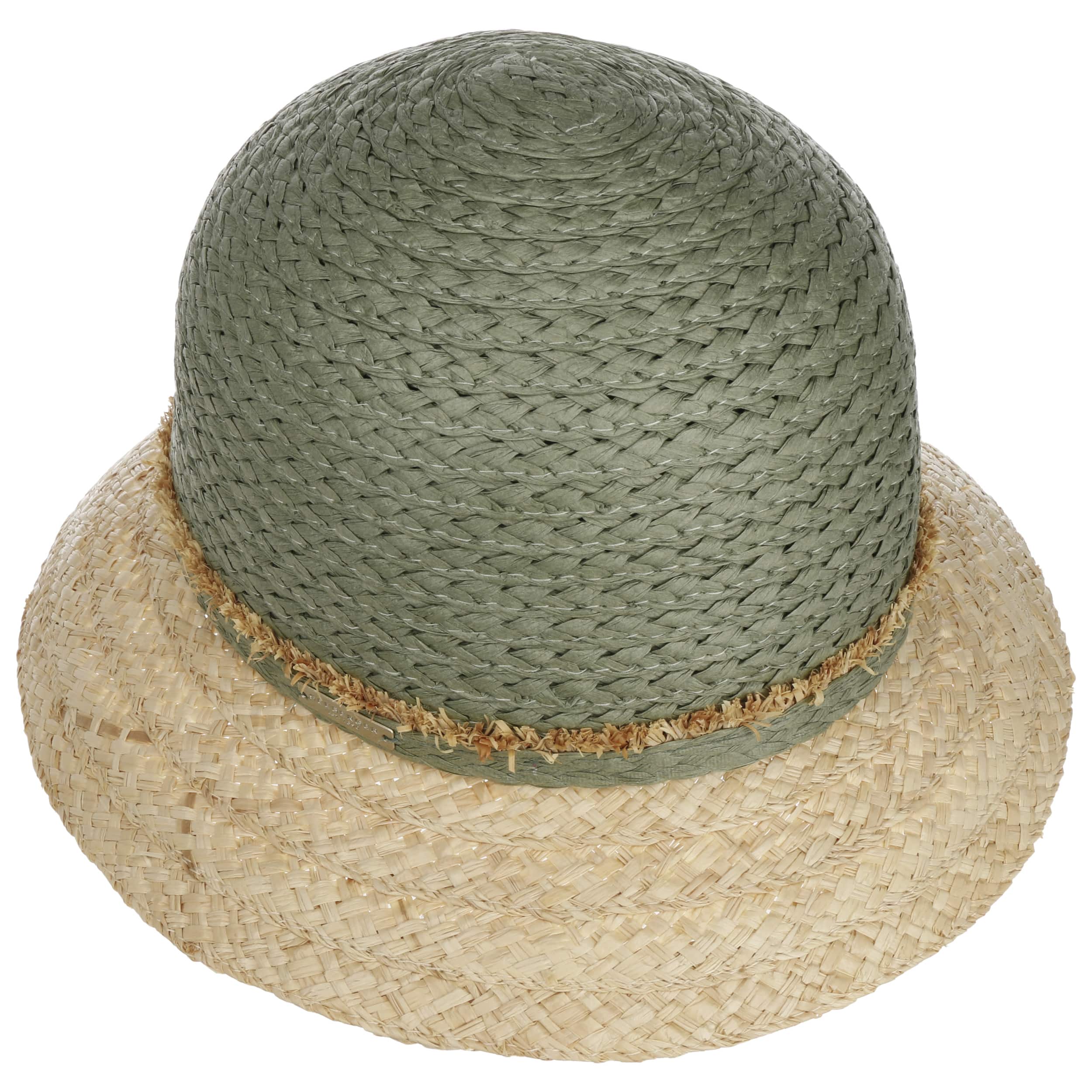 New Twotone Cloche Straw Hat by Seeberger - 53,95