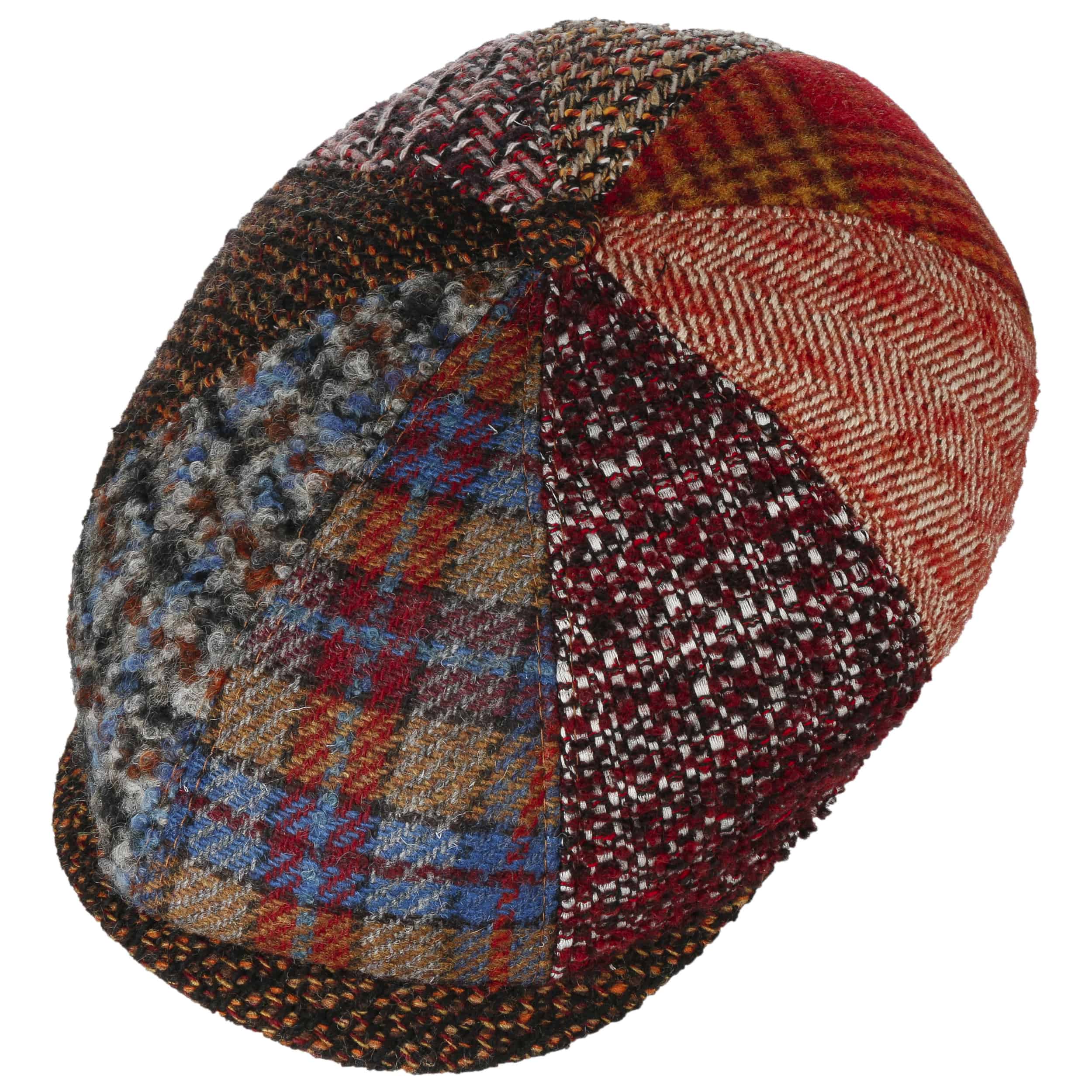 New Wool Patchwork Flat Cap by Lierys Gold - 87,95