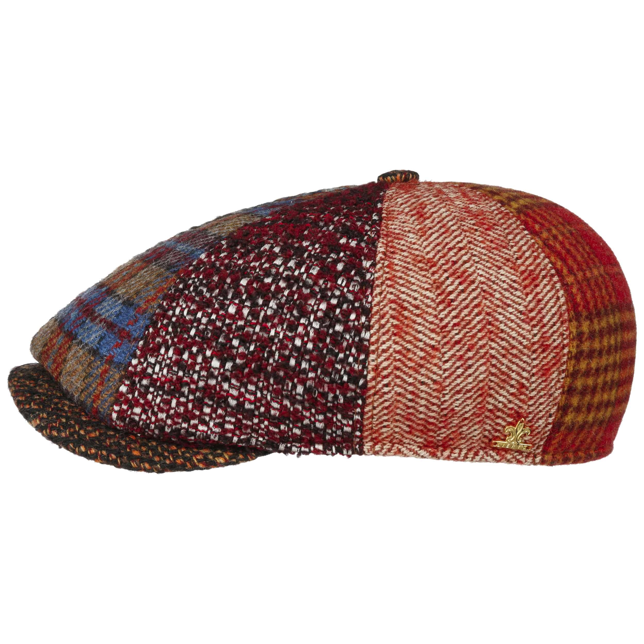 New Wool Patchwork Flat Cap by Lierys Gold - 87,95