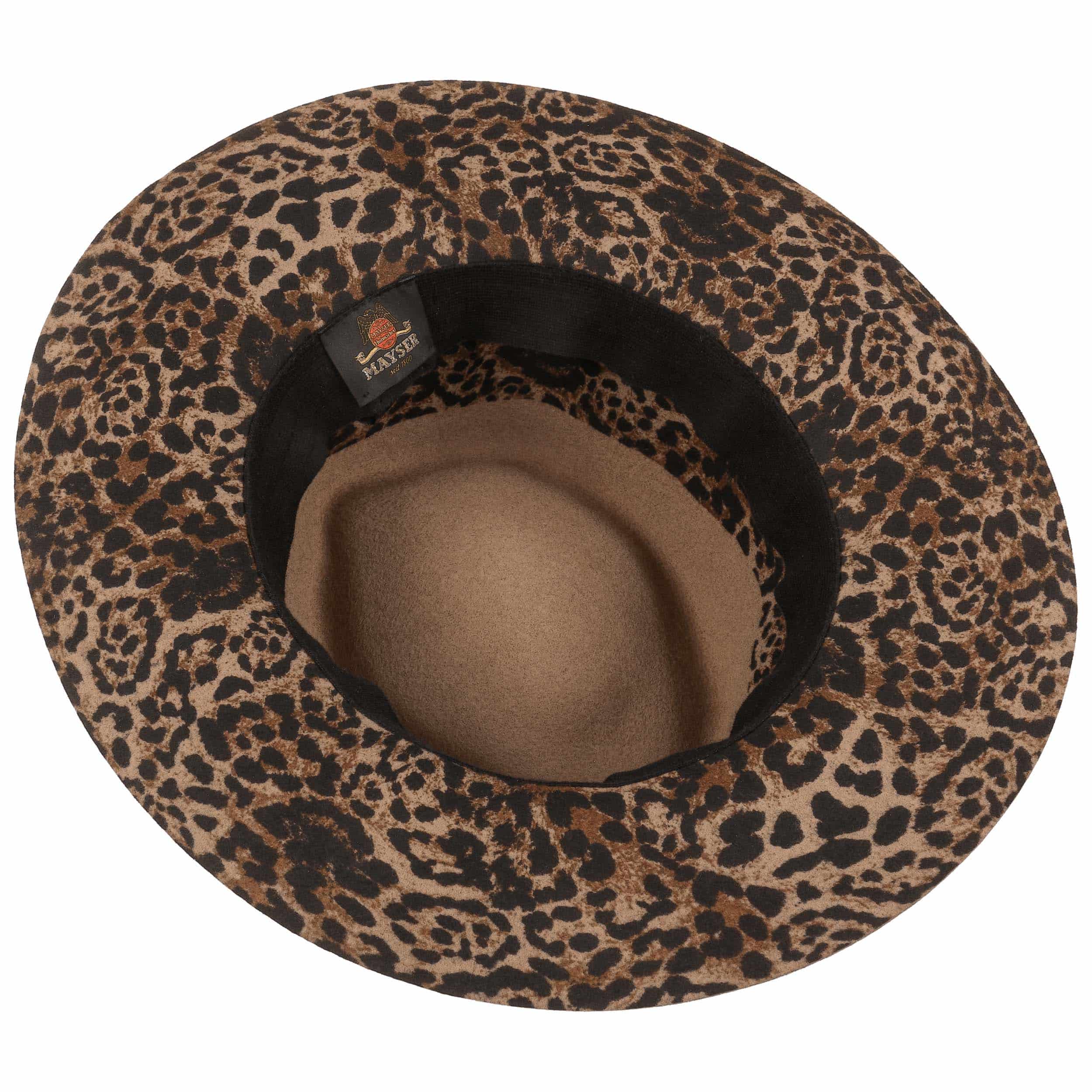 Nita Wool Hat with Leopard Print by Mayser --> Shop Hats, Beanies ...