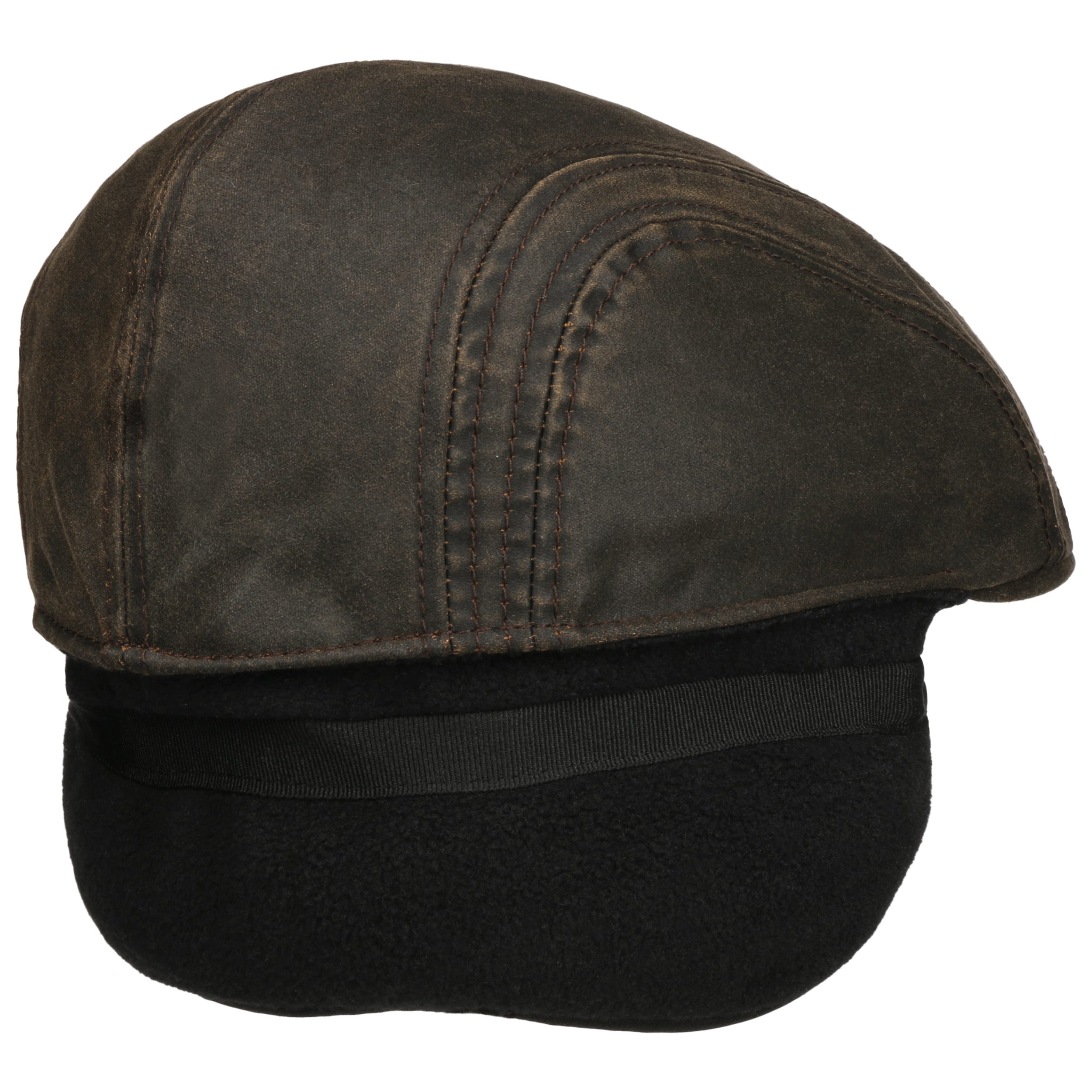 Old Cotton Flat Cap with Ear Flaps by Stetson - 99,00