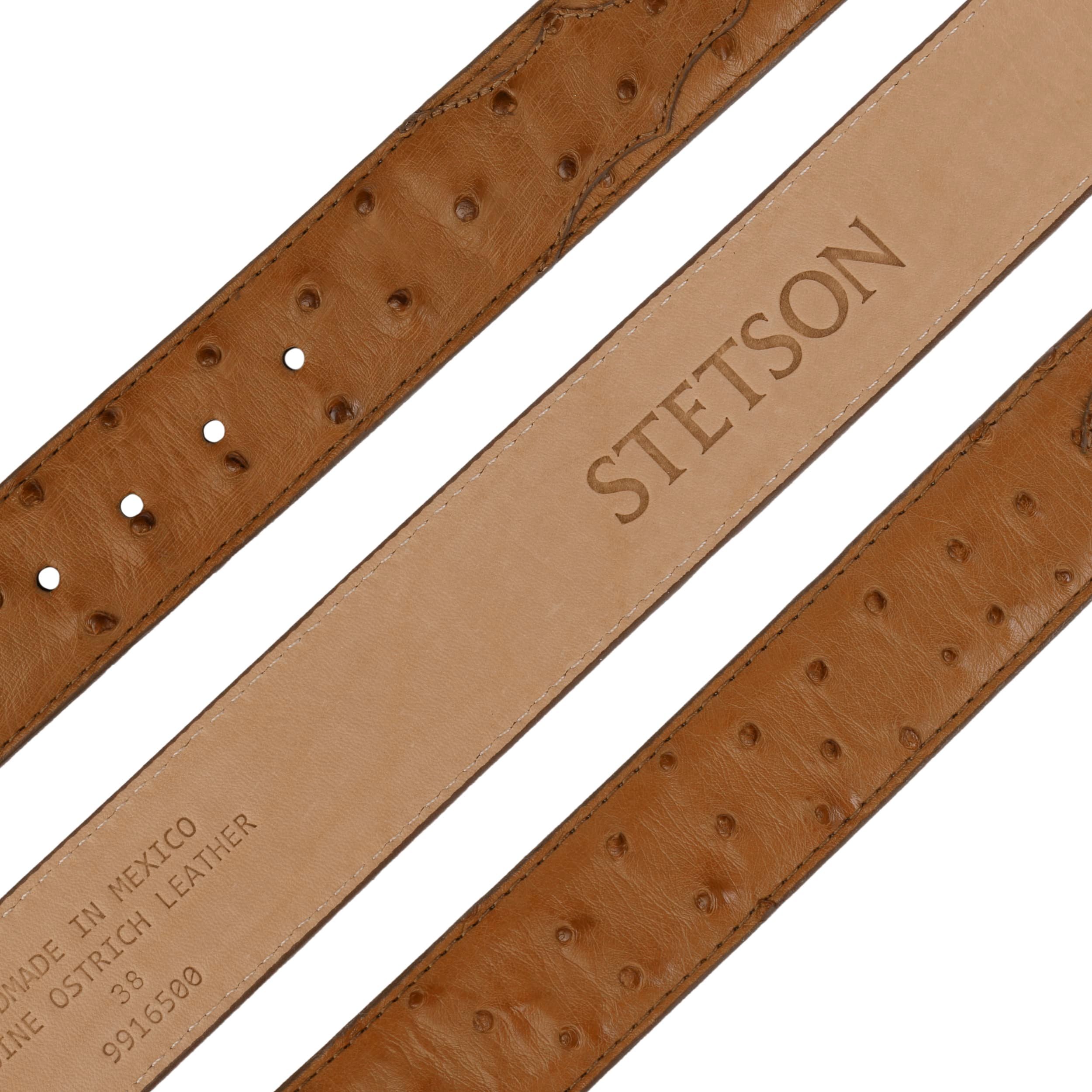 Ostrich Western Leather Belt by Stetson --> Shop Hats, Beanies & Caps ...